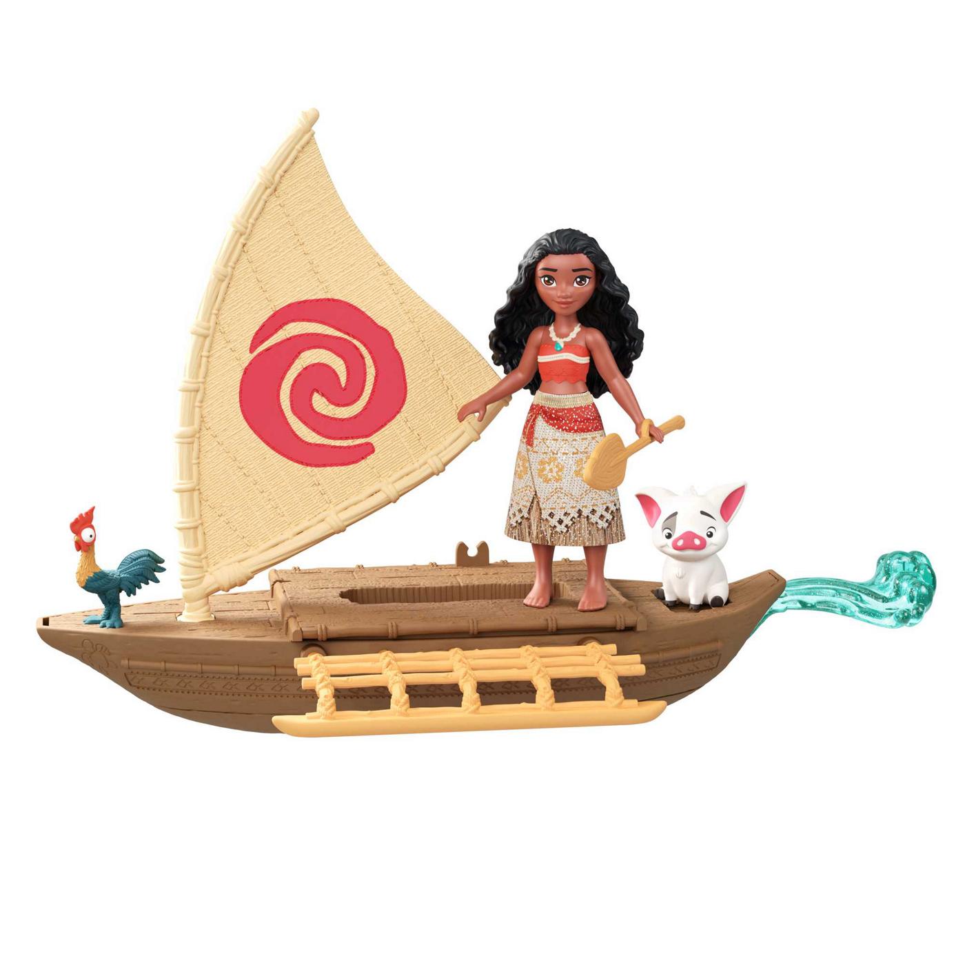 Mattel Disney Princess Moana's Boat Adventure Playset - Shop Playsets ...