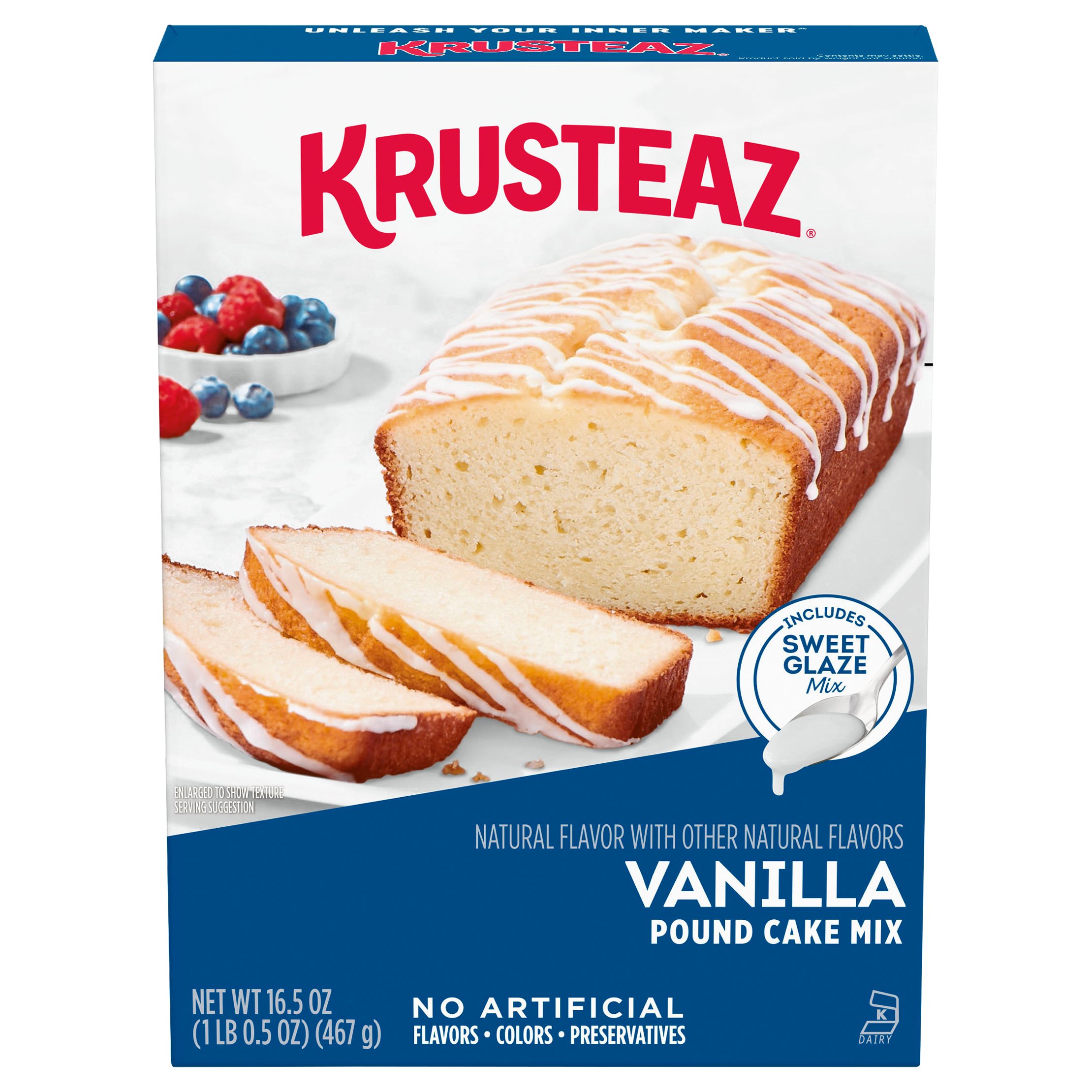 Krusteaz Vanilla Pound Cake Mix - Shop Baking mixes at H-E-B