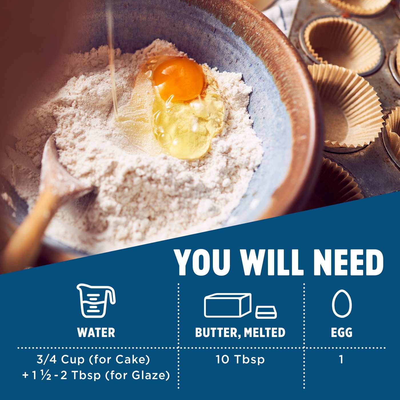 Krusteaz Vanilla Pound Cake Mix - Shop Baking mixes at H-E-B