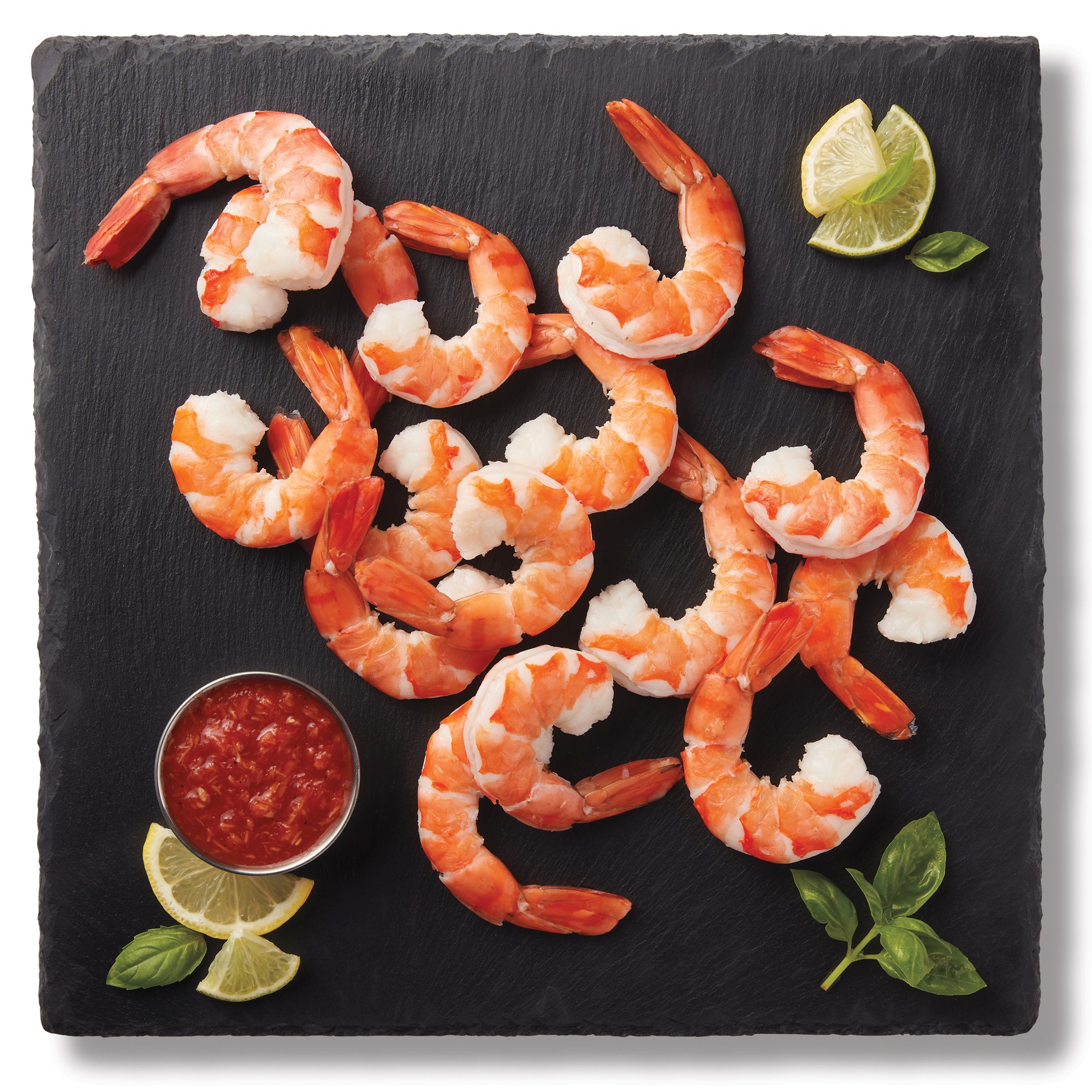 H-E-B Fish Market Tail-On Super Colossal Black Tiger Cooked Shrimp, 13 ...