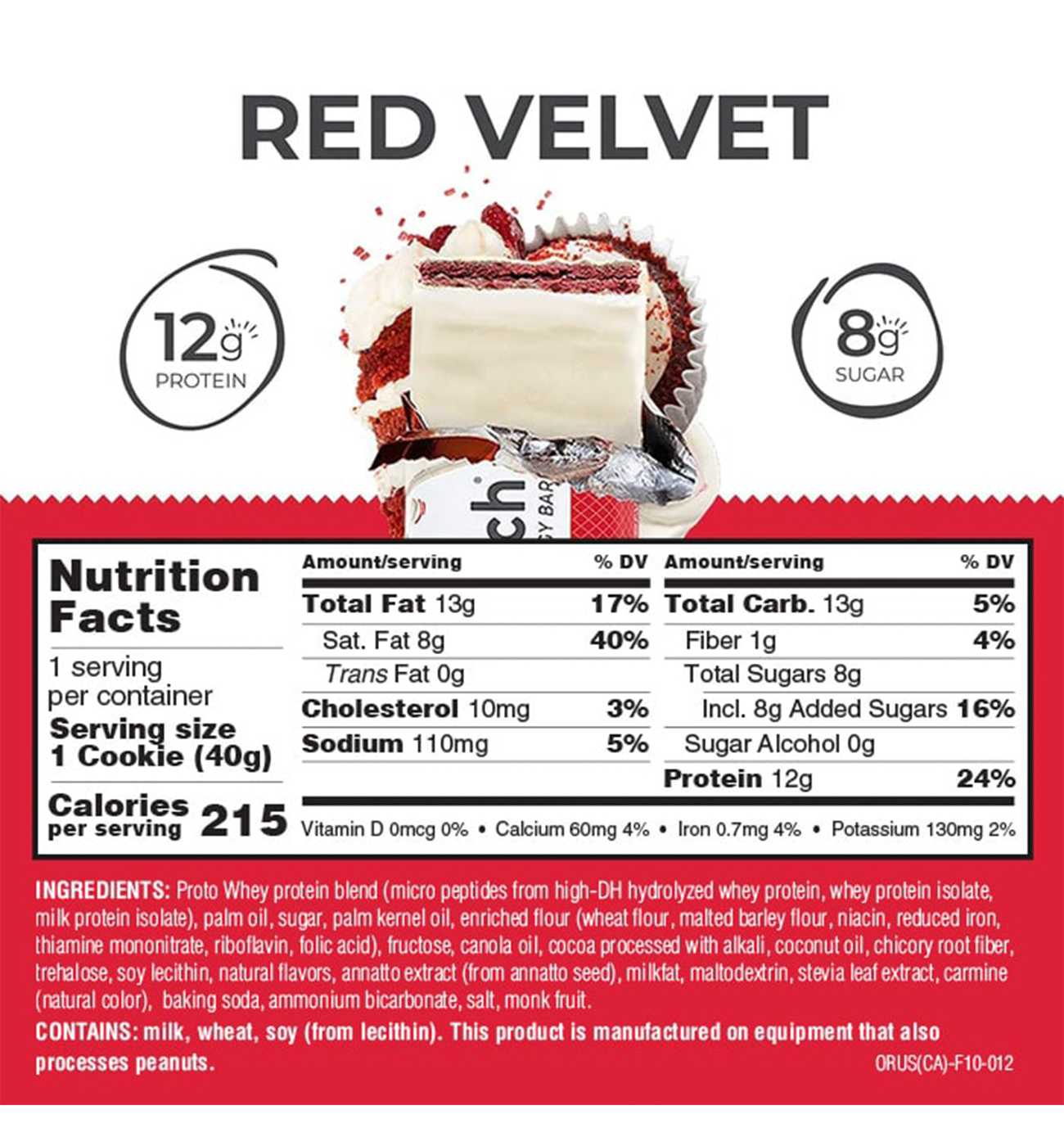 Power Crunch 12g Protein Energy Bars - Red Velvet - Shop Granola ...