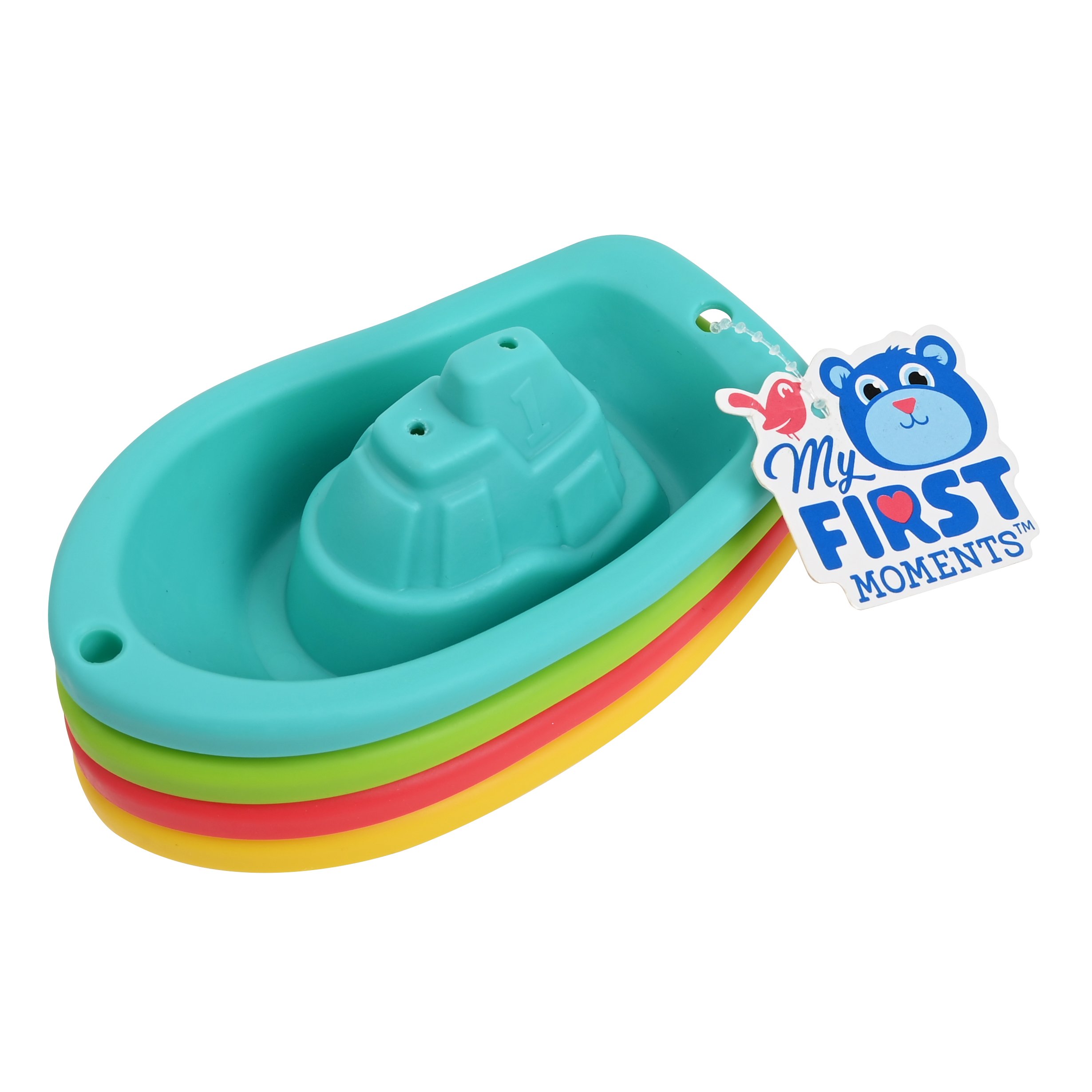 My First Moments Bath Time Learning Boats - Shop Baby toys at H-E-B