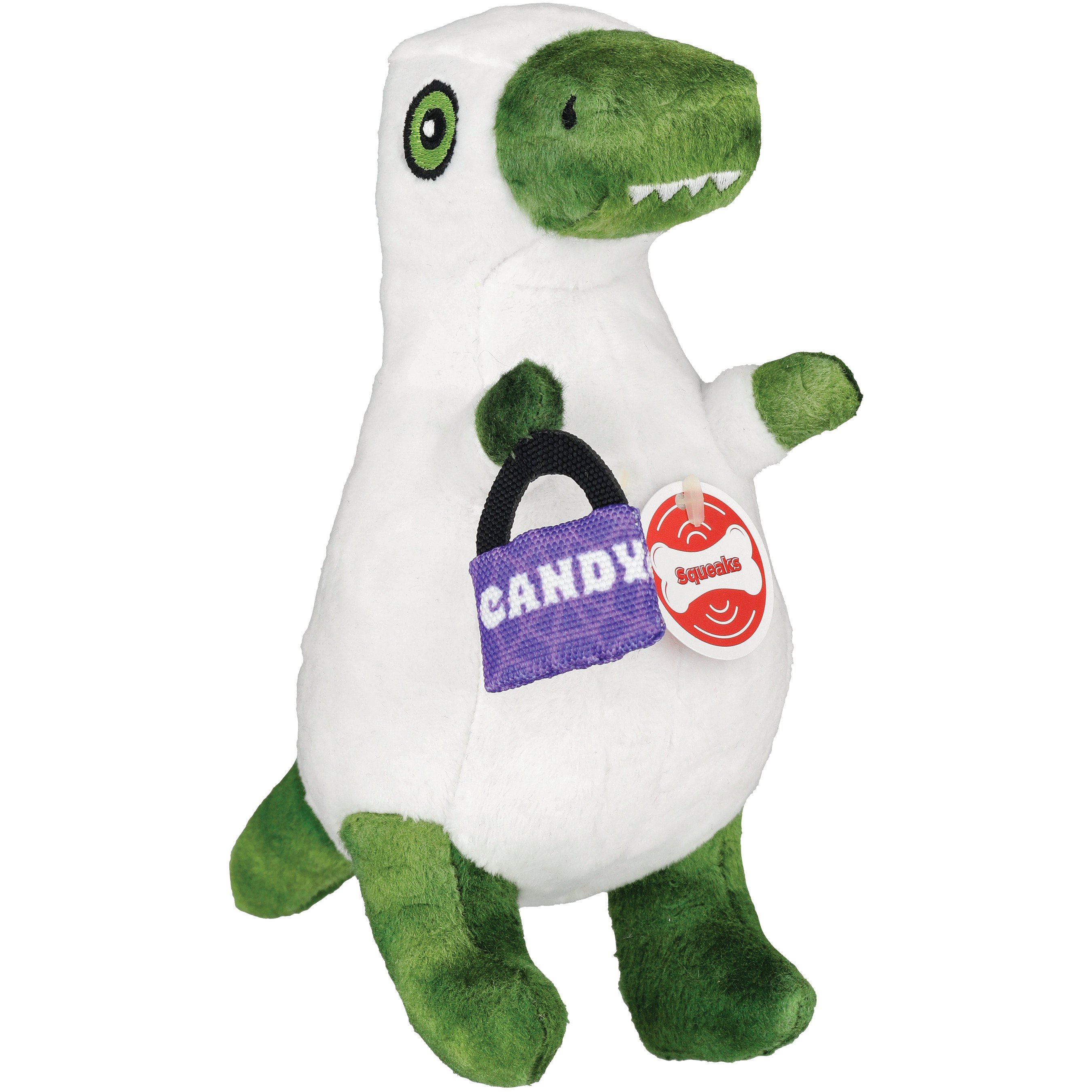 Woof & Whiskers Dog Toy - Ghost Dinosaur - Shop Plush toys at H-E-B