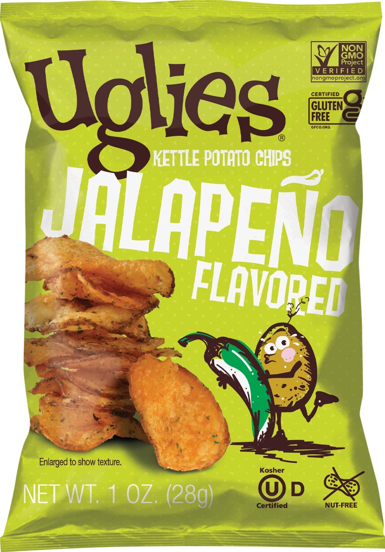 Uglies Jalapeno Kettle Chips, 1 oz | Central Market - Really Into Food