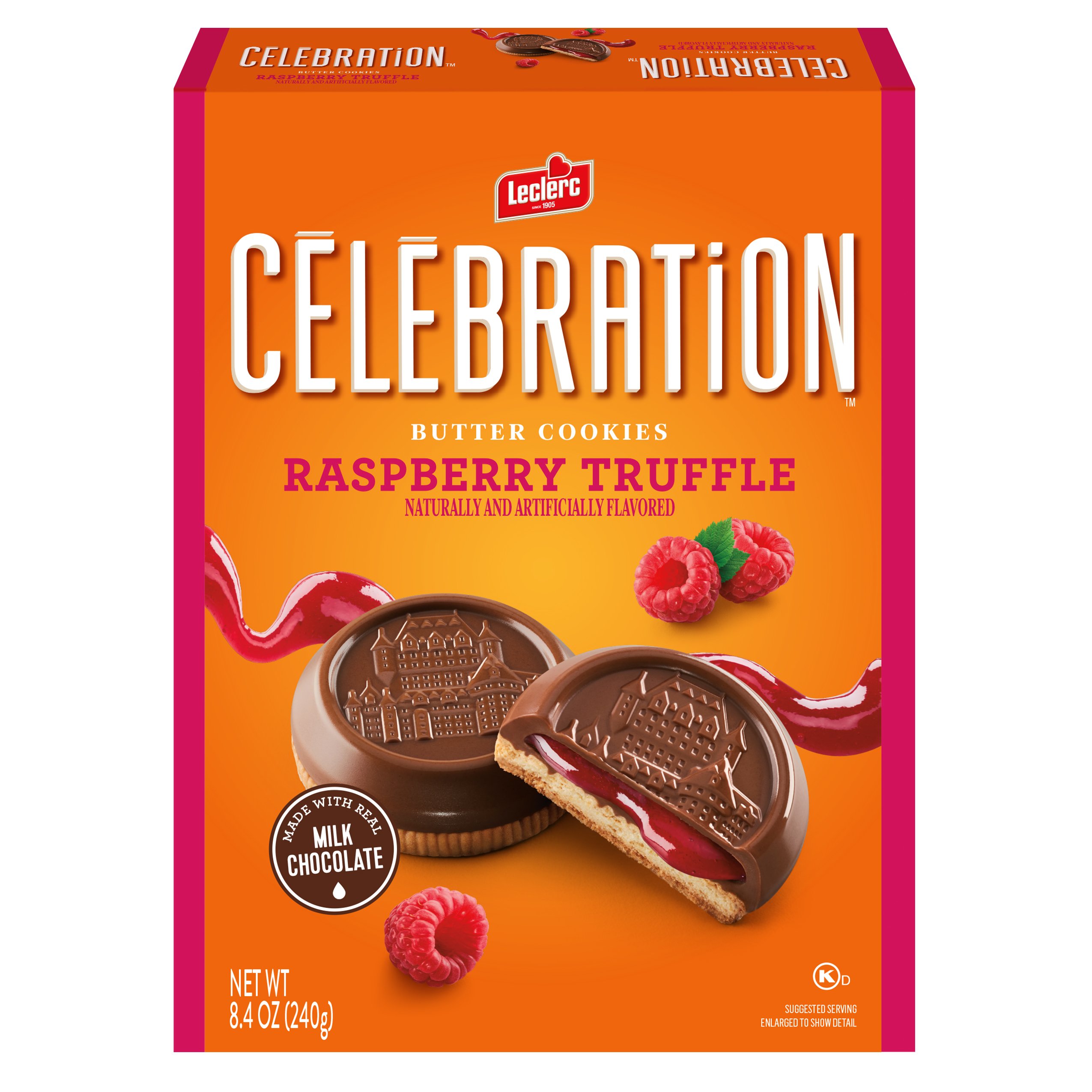 Leclerc Celebration Raspberry Truffle Butter Cookies - Shop Cookies at ...