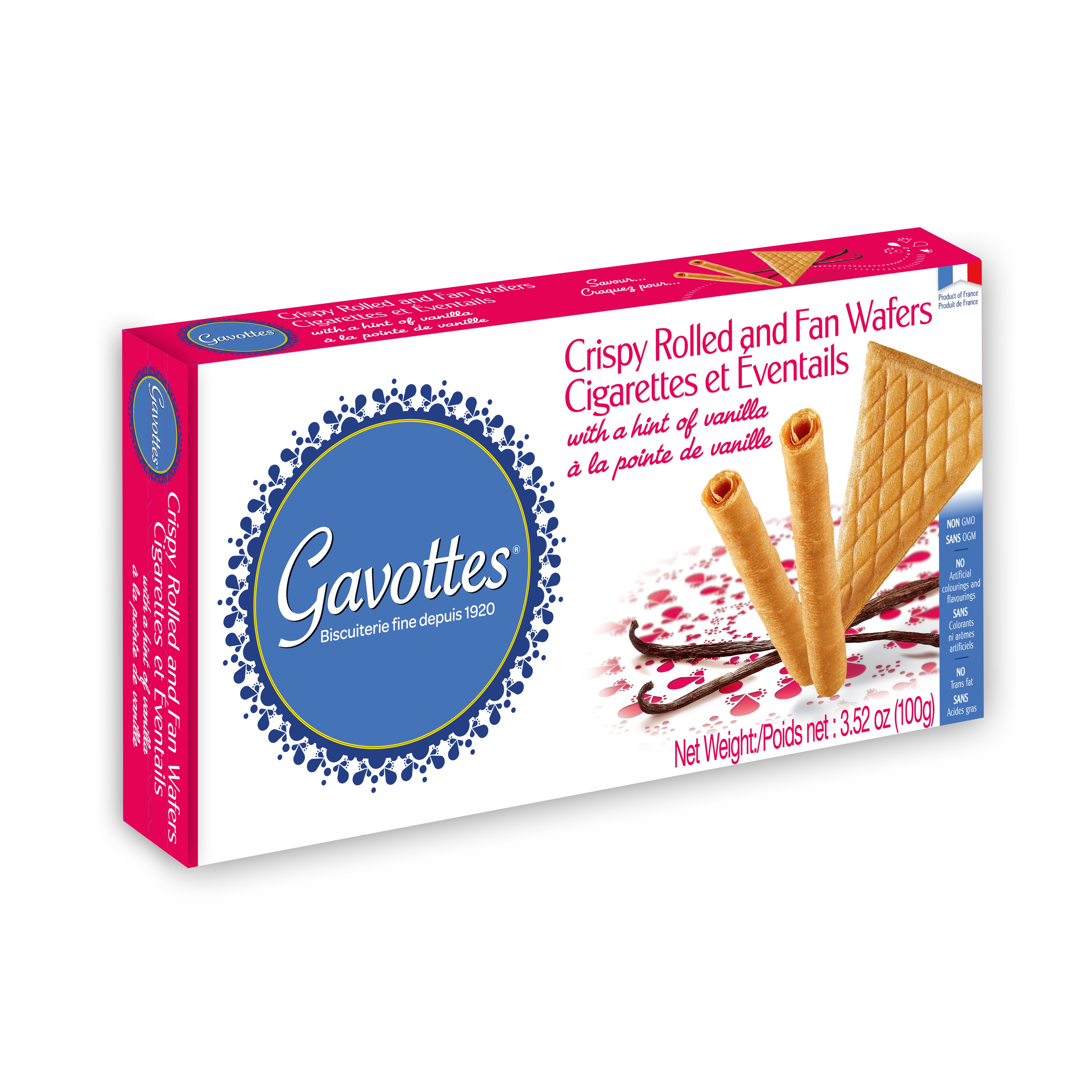 Gavottes Crispy Rolled and Fan Wafers - Shop Cookies at H-E-B