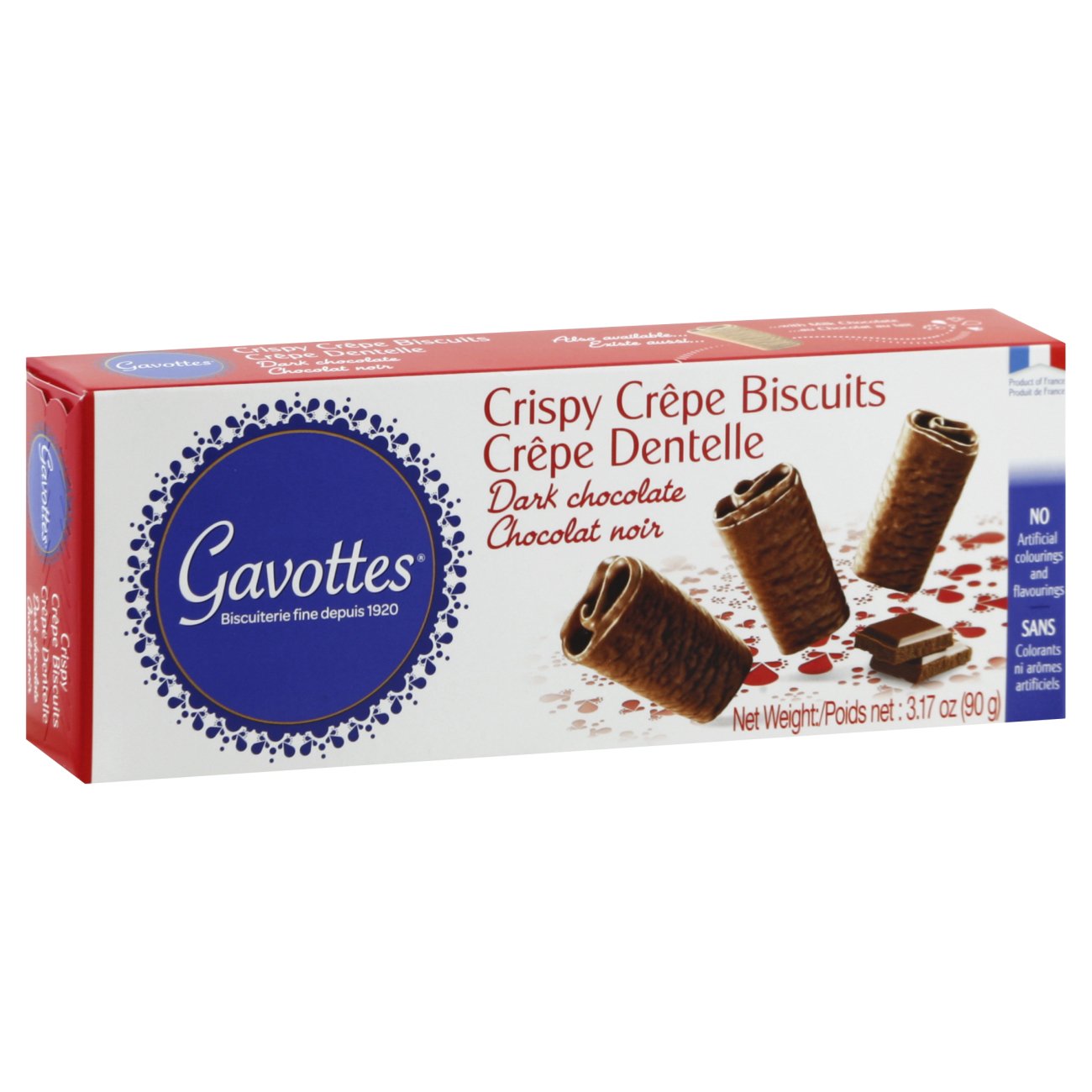 Gavottes Dark Chocolate Crispy Crepe Biscuits - Shop Cookies at H-E-B