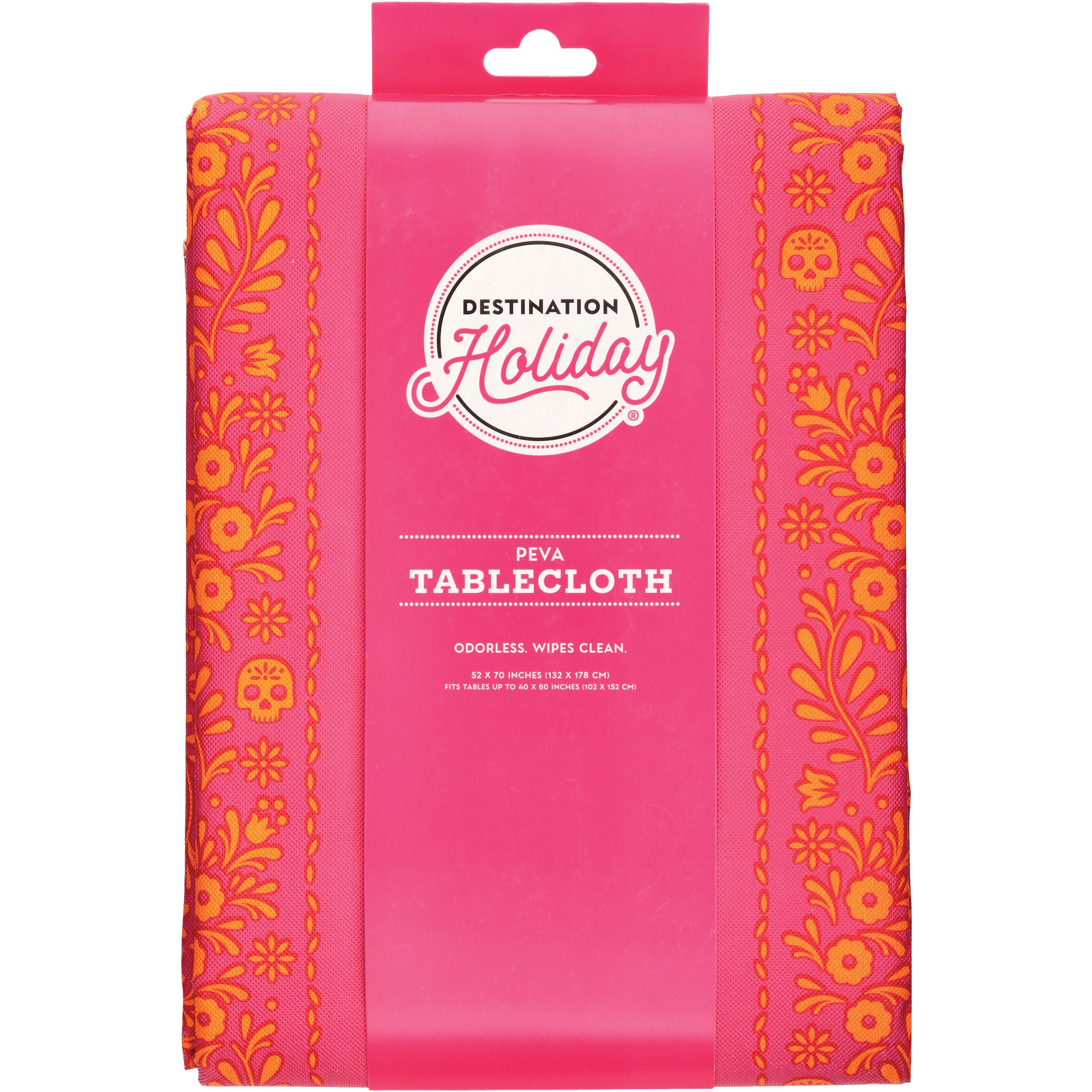 Destination Holiday Day of the Dead Tablecloth - Shop Seasonal decor at ...