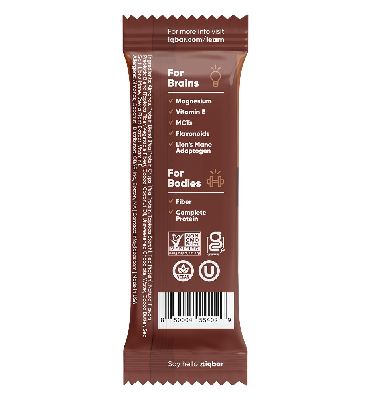 IQBar 12g Plant Protein Bar - Chocolate Sea Salt - Shop Granola & snack ...