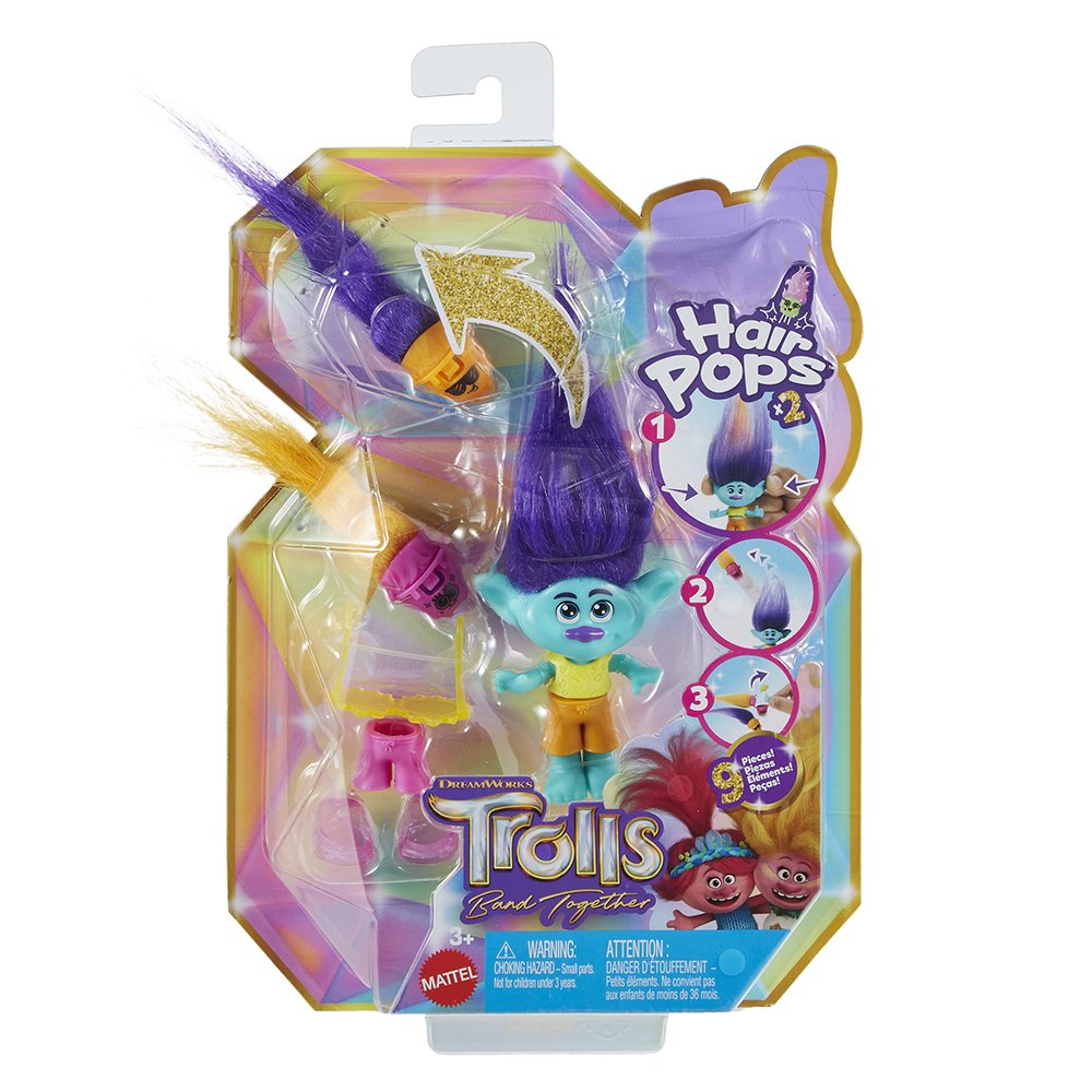 Trolls Band Together Hair Pops Branch Doll - Shop Action figures ...