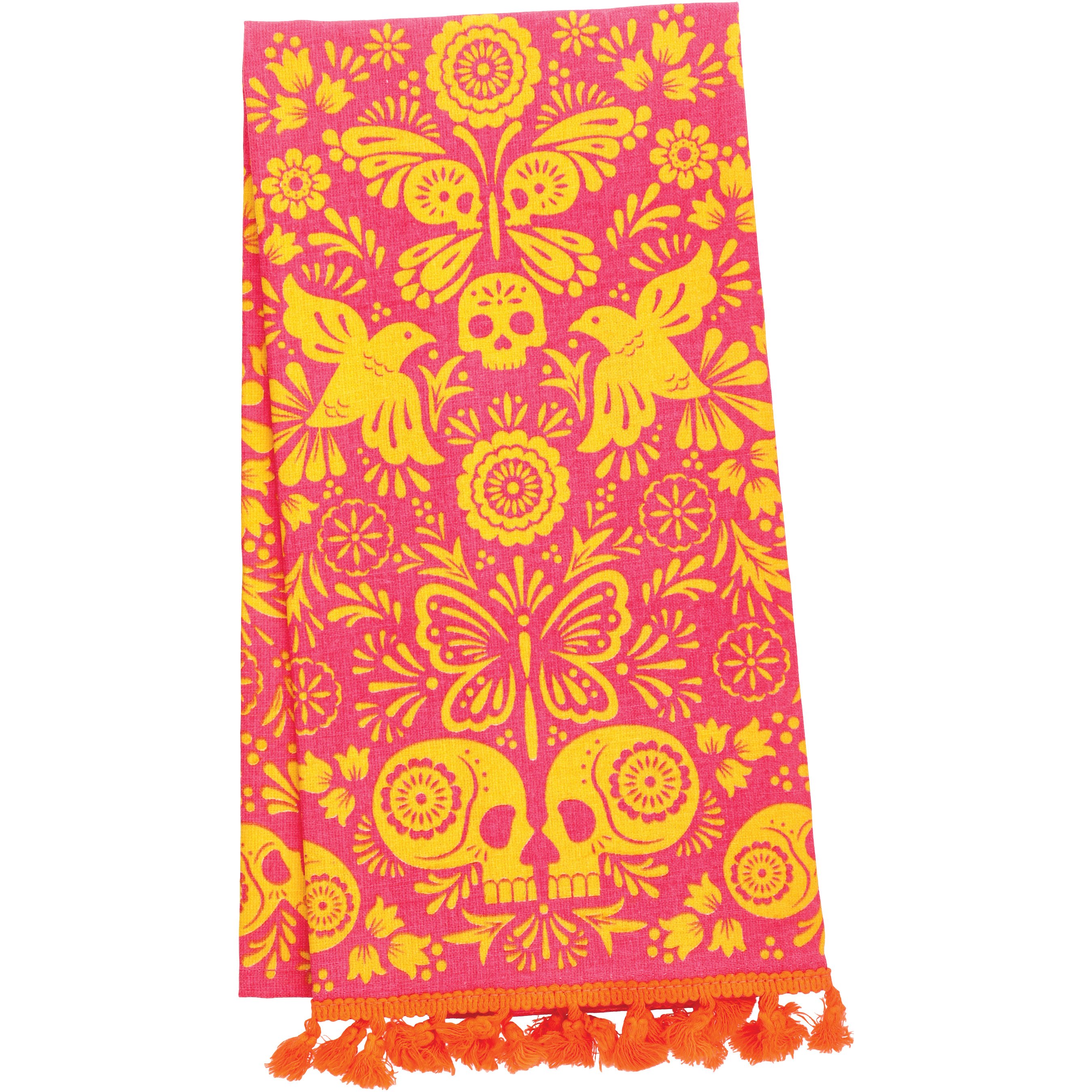 Destination Holiday Day of the Dead Tea Towel - Shop Seasonal decor at ...