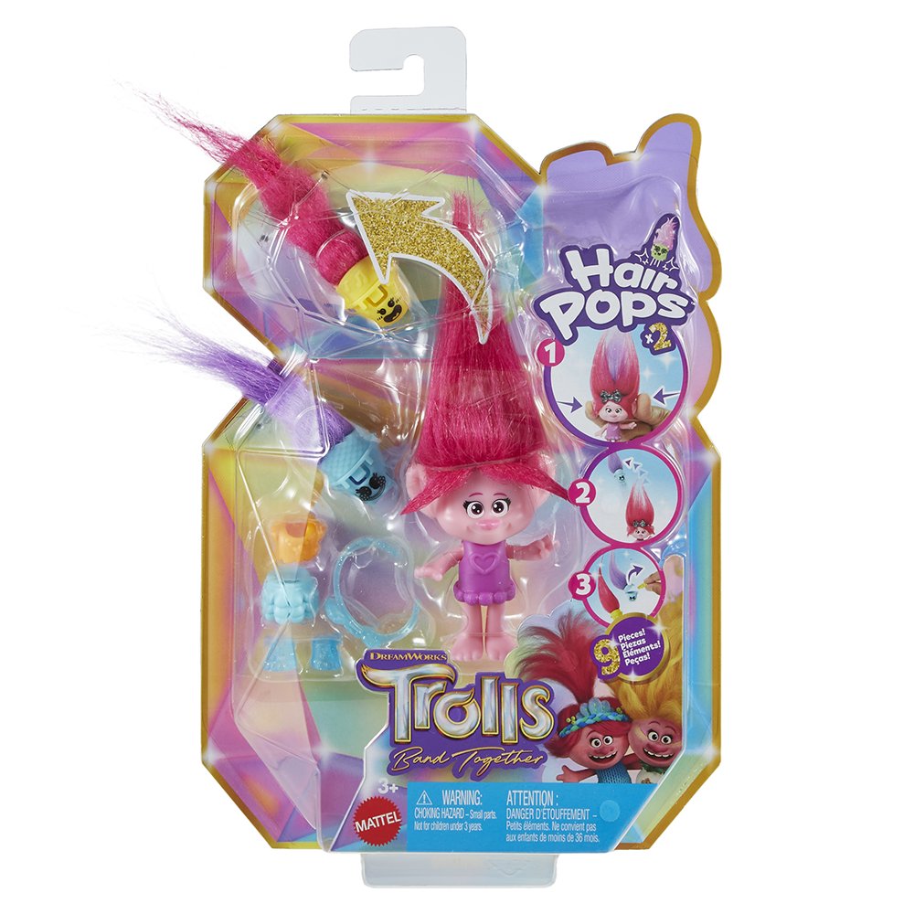 Mattel Trolls Hair Pops - Poppy - Shop Action figures & dolls at H-E-B