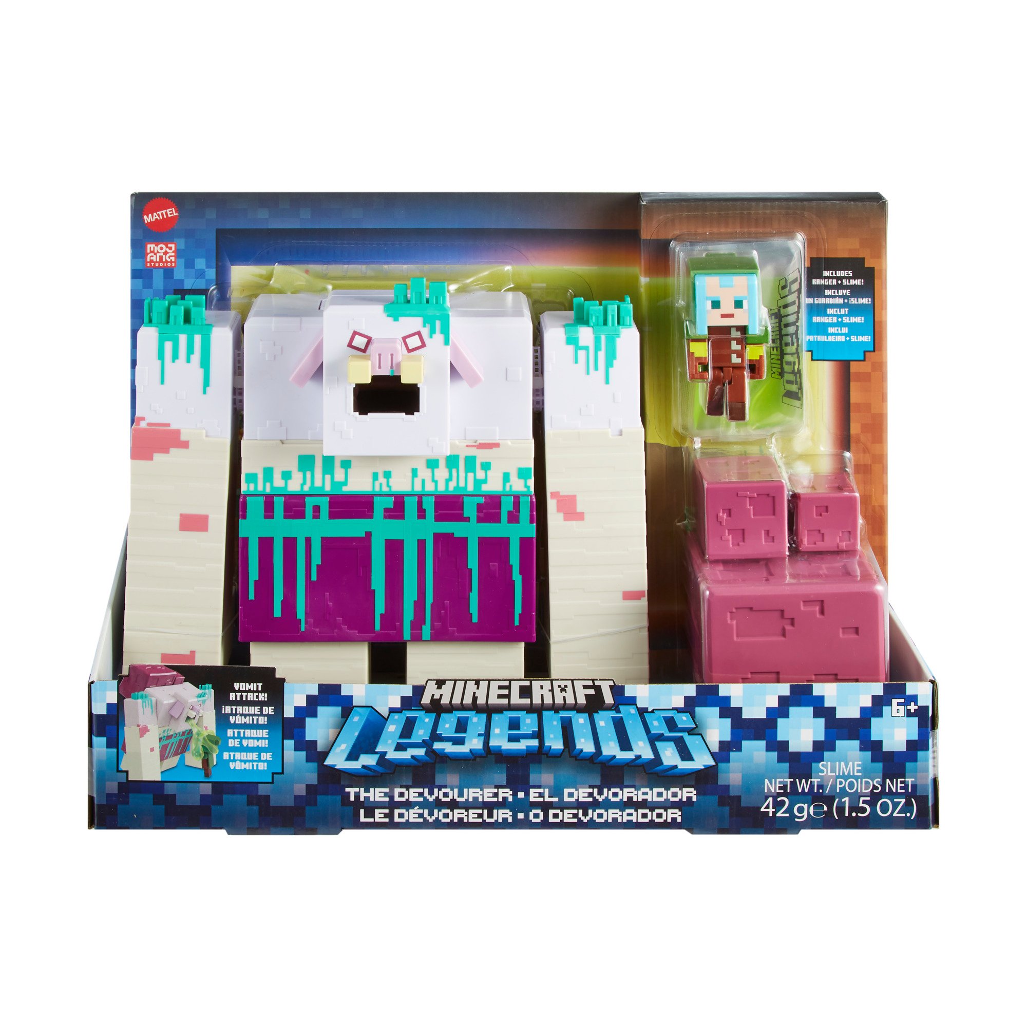 Minecraft Legends The Devourer Slime Playset Shop Action Figures And Dolls At H E B