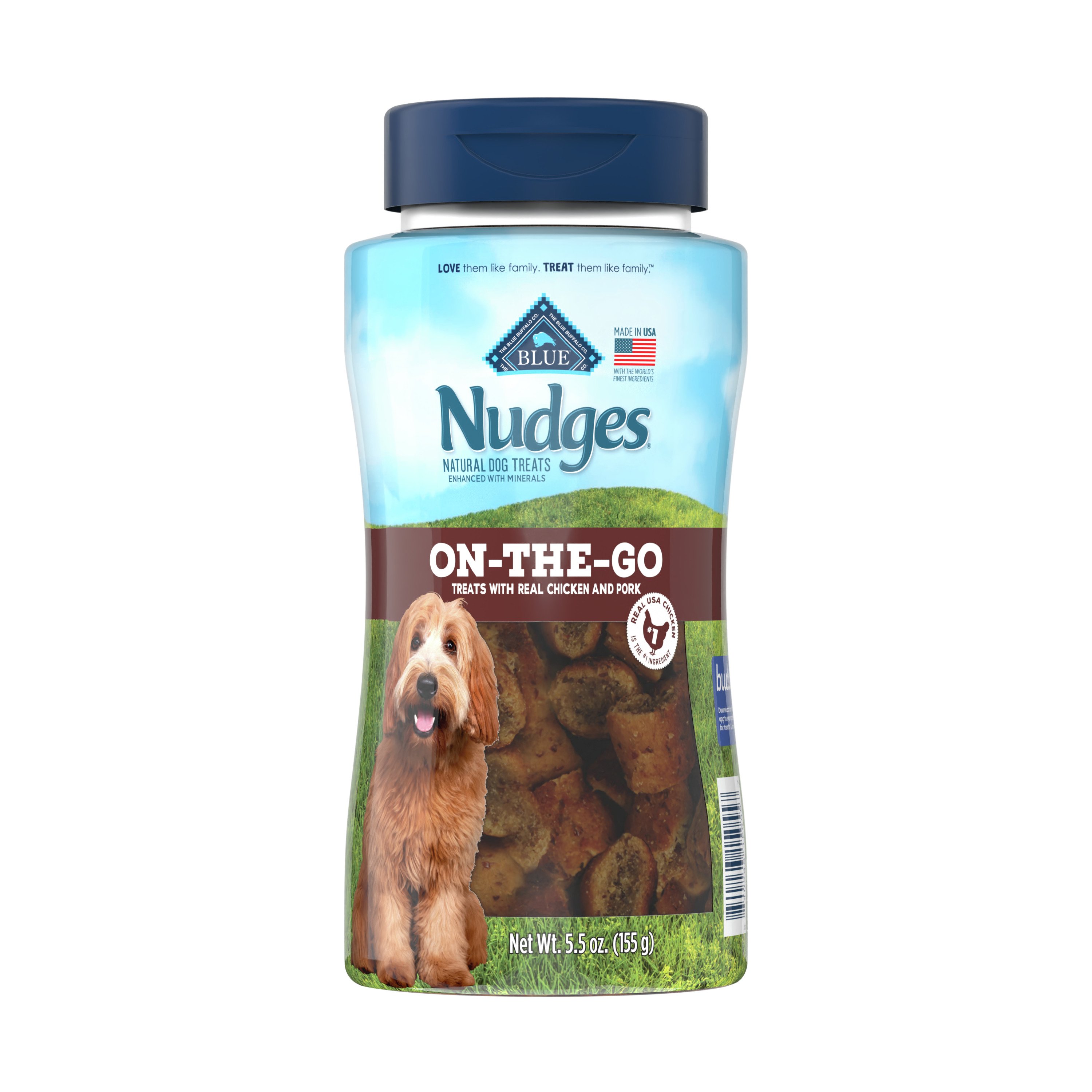 Blue Buffalo Nudges On the Go Chicken & Pork Dog Treats - Shop Soft ...