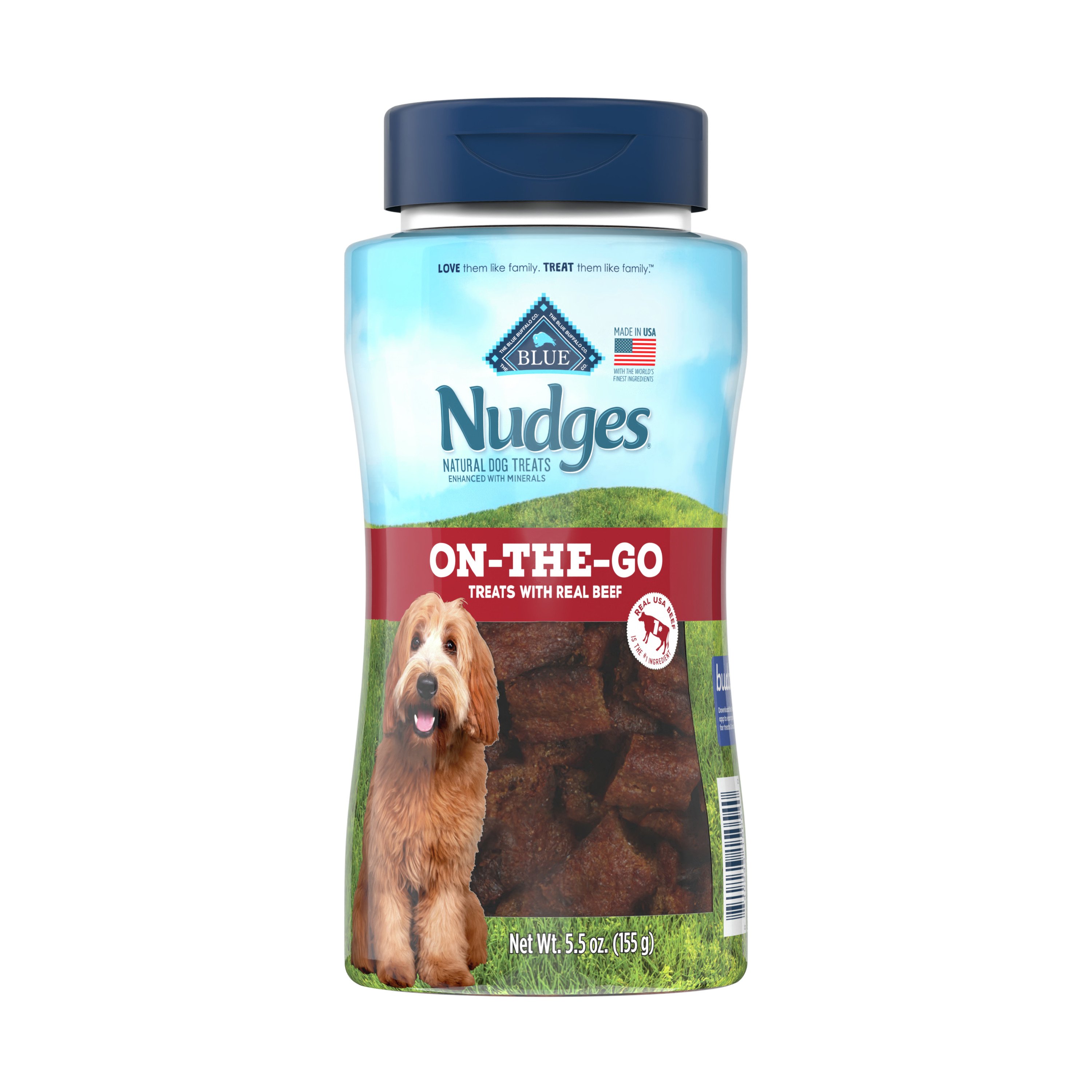 Blue Buffalo Nudges On The Go Beef Dog Treats - Shop Soft & chewy ...