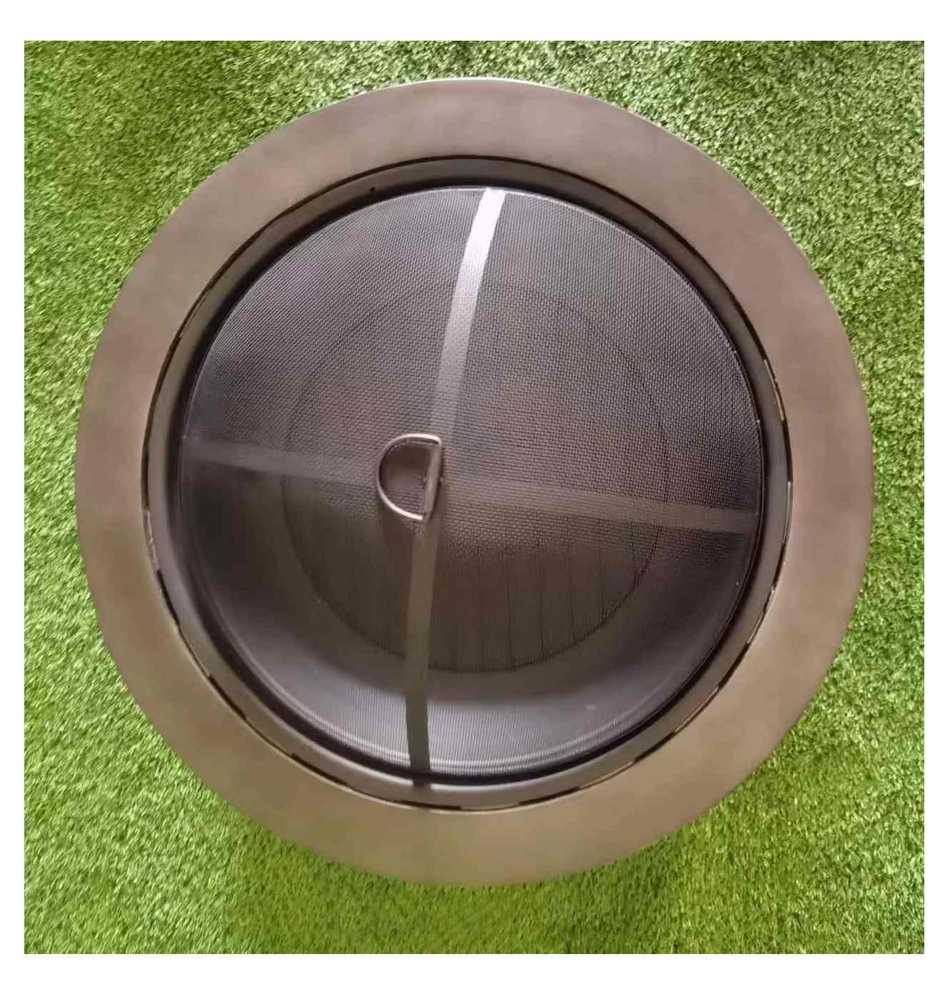 Outdoor Solutions Wood Burning Steel Round Fire Pit - Shop Outdoor ...