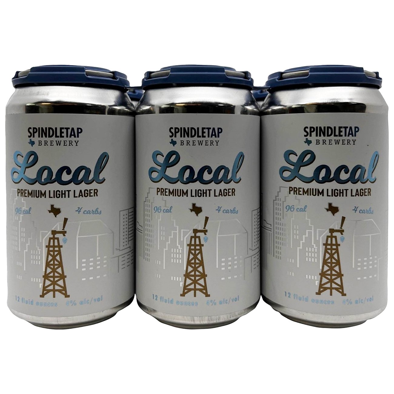 Spindletap Local Premium Light Lager 6 pk Cans - Shop Beer at H-E-B