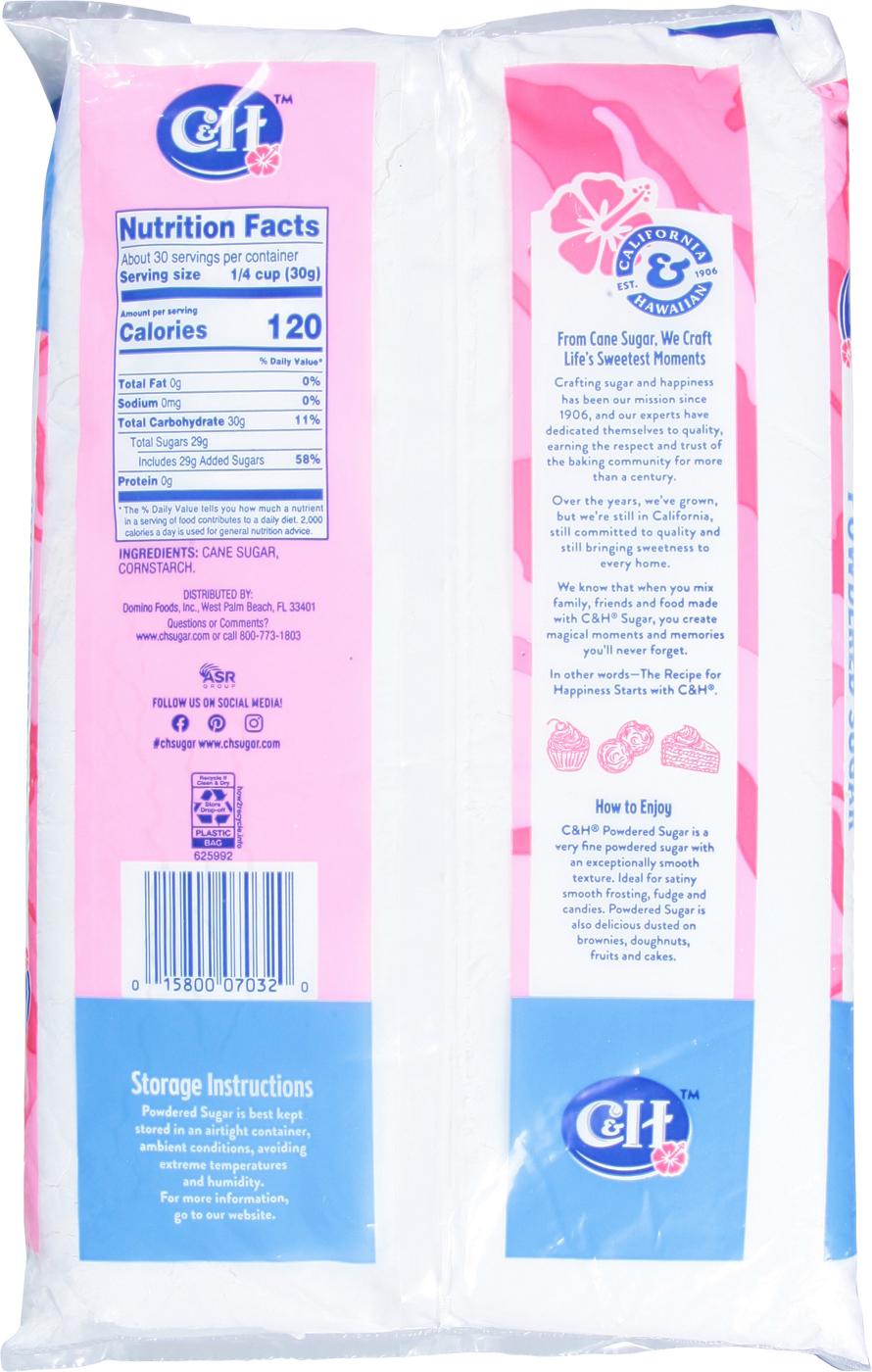 C&H Premium Cane Powdered Sugar - Shop Sugar at H-E-B