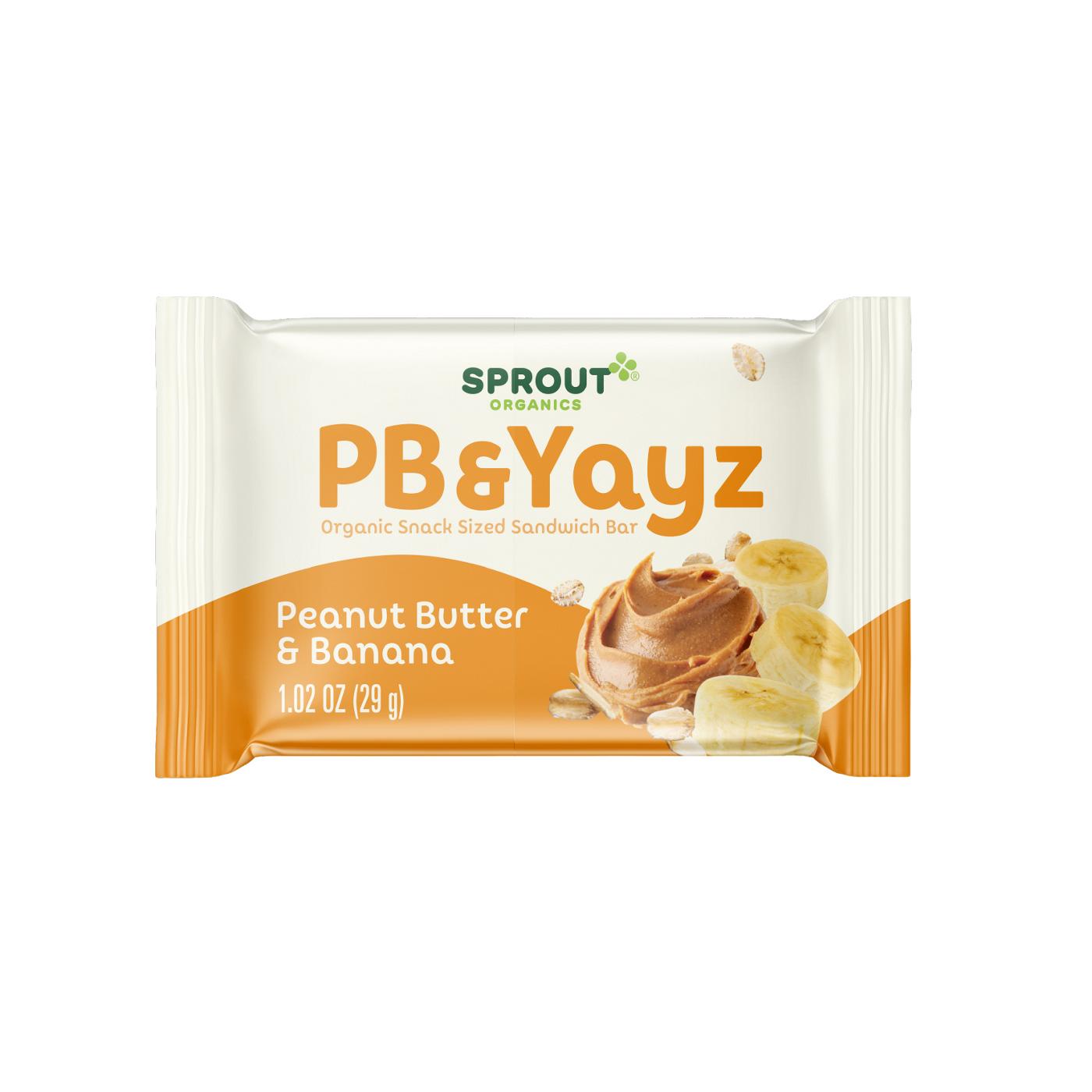 Sprout Organics PB & Yayz Bars - Peanut Butter & Banana - Shop Toddler ...