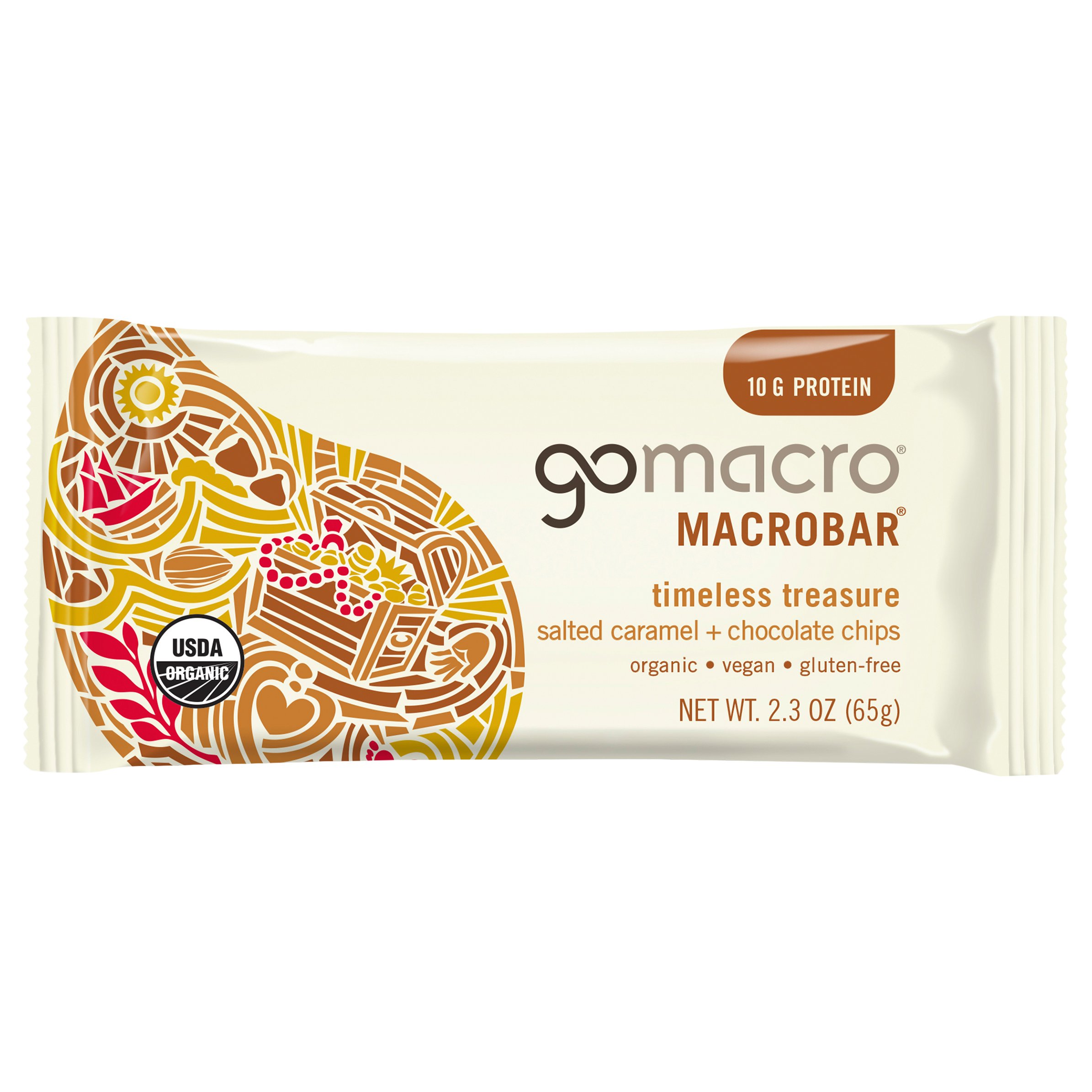 GoMacro 10g Protein Macrobar - Salted Caramel + Chocolate Chip - Shop ...