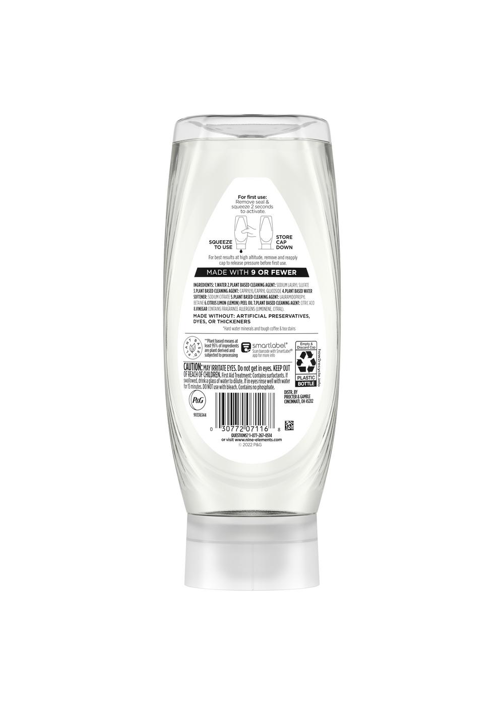 9 Elements Ez-Squeeze Liquid Dish Soap Lemon Scent - Shop Dish soap ...