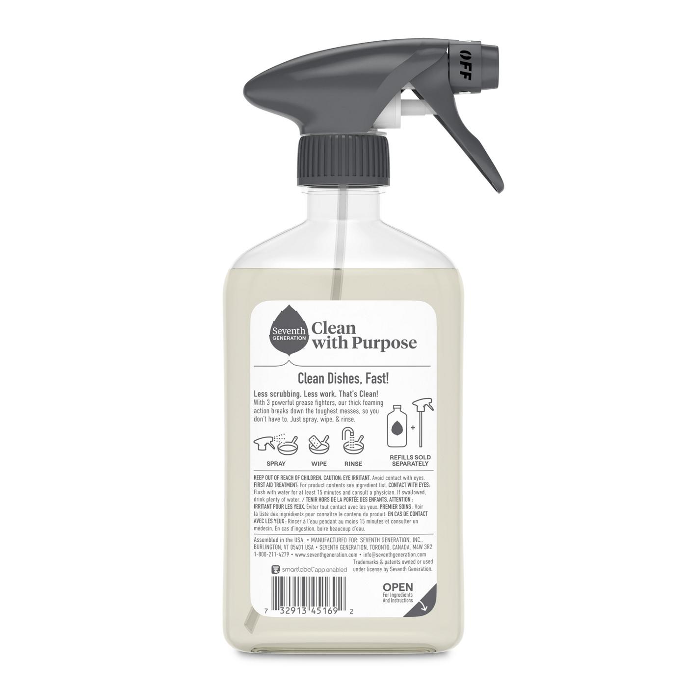 Seventh Generation Power Foam Dish Spray - Mandarin Orange - Shop Dish ...