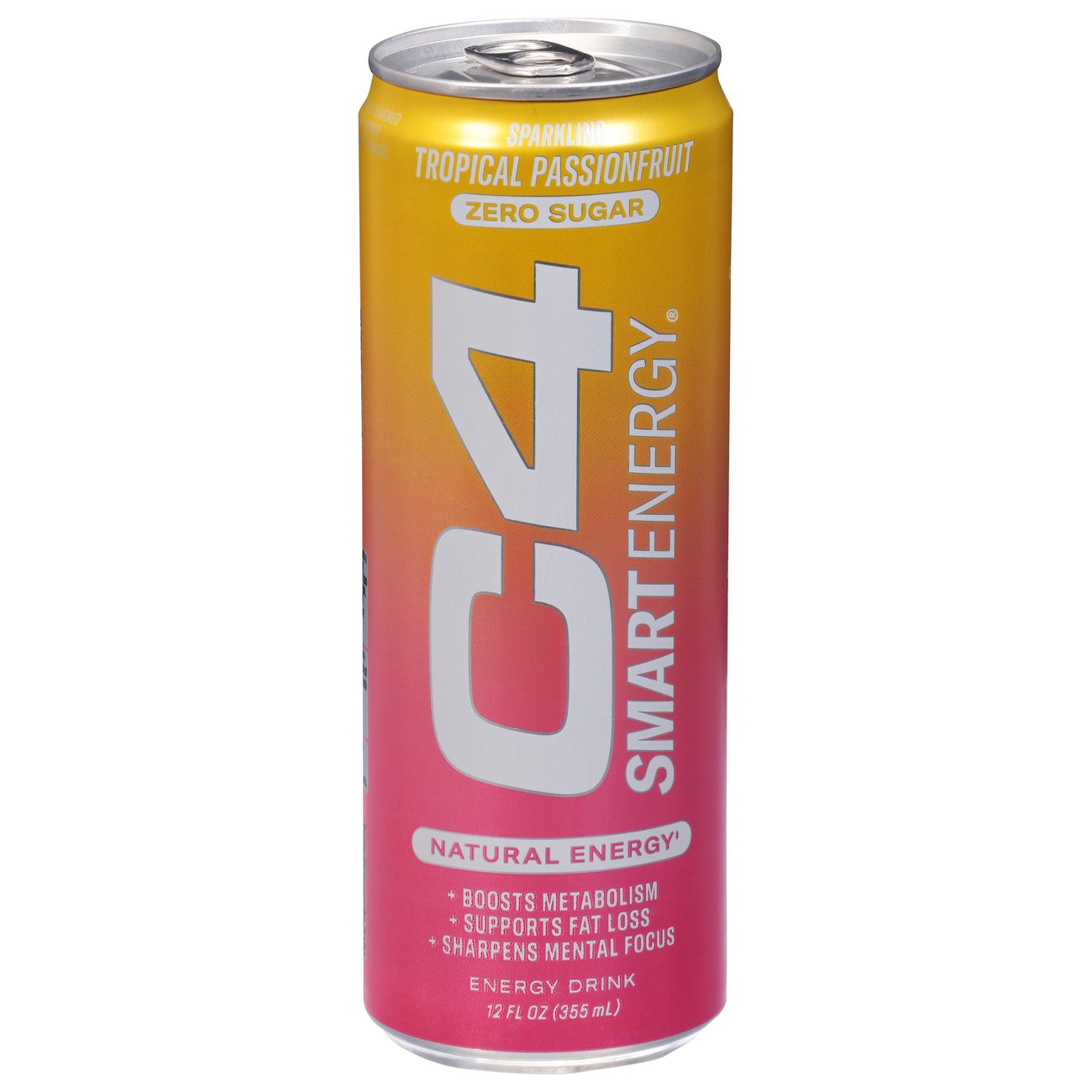 C4 Zero Sugar Smart Energy Drink - Sparkling Tropical Passionfruit ...