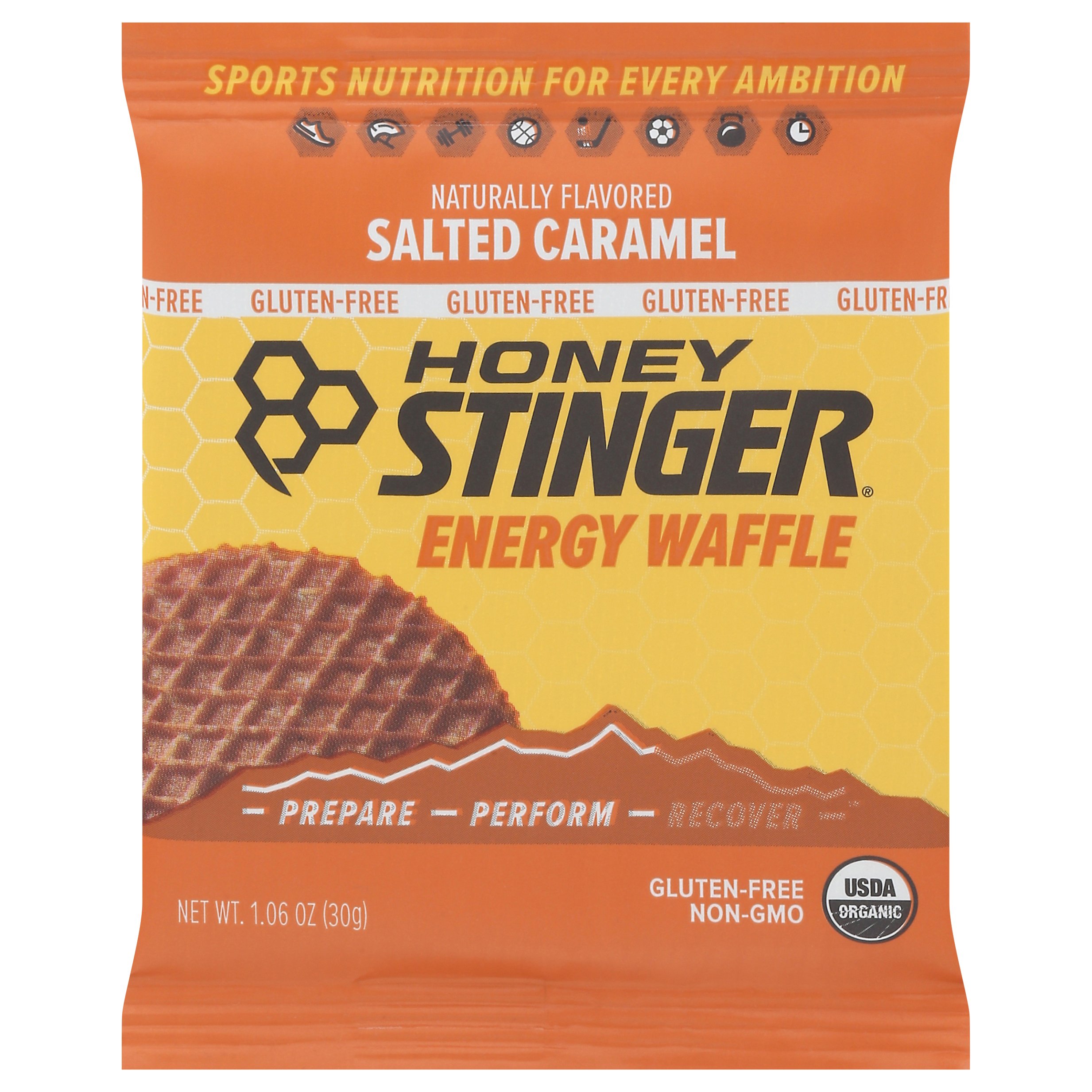 Honey Stinger Energy Waffle - Salted Caramel - Shop Granola & snack ...