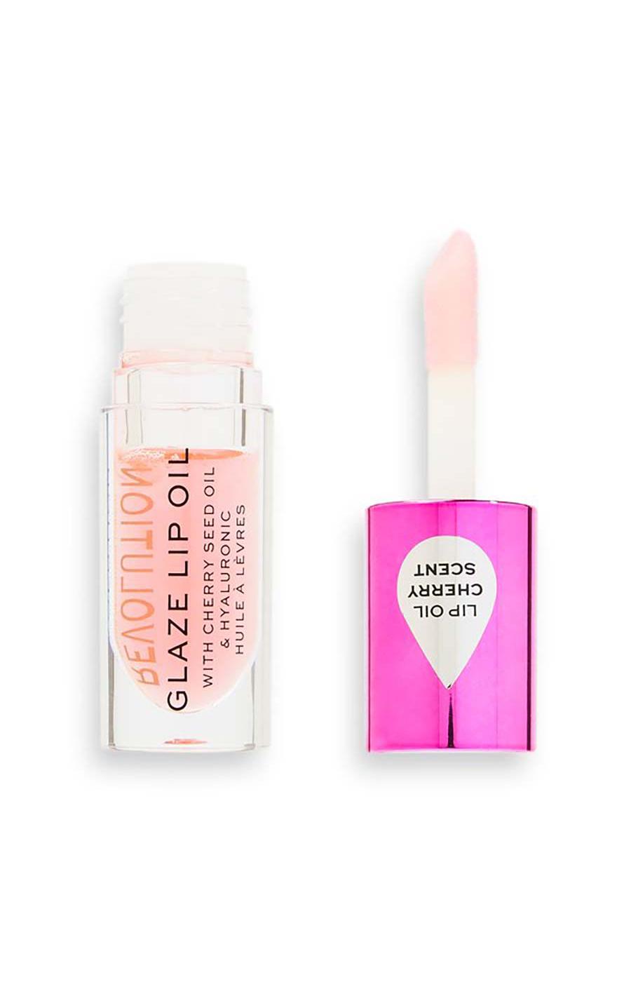 Makeup Revolution Glaze Lip Oil - Glam Pink - Shop Lip gloss at H-E-B