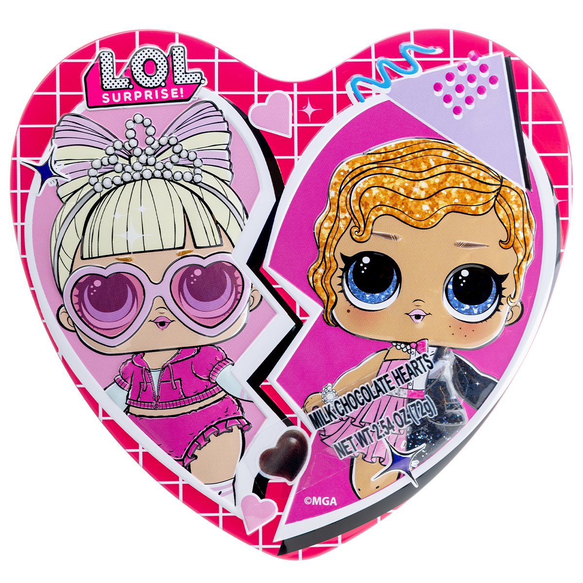 L.O.L. Surprise! Milk Chocolate Hearts Valentine's Gift Tin - Shop ...