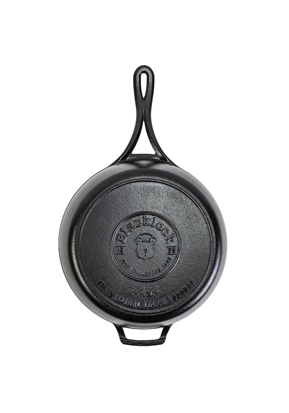 Lodge Blacklock Triple Seasoned Cast Iron Deep Skillet with Lid - Shop ...