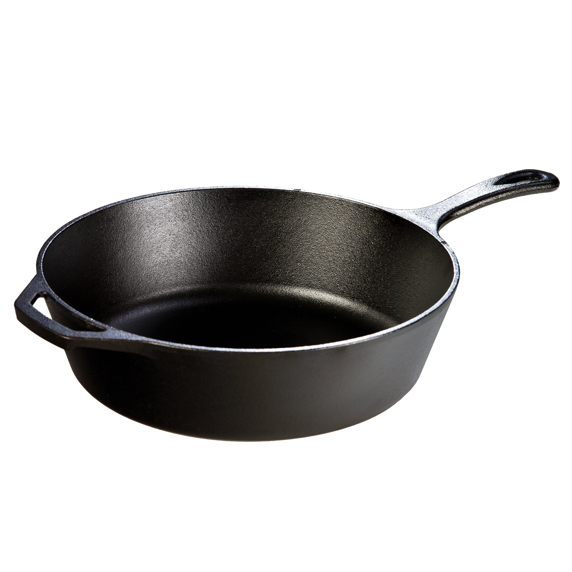 Lodge Seasoned Cast Iron Deep Skillet - Shop Frying pans & griddles at ...