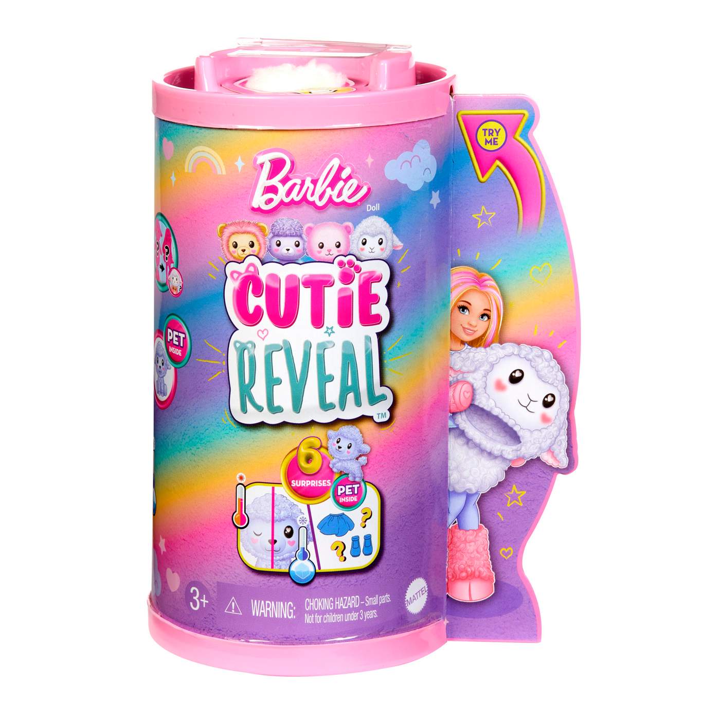 Barbie Cutie Reveal Cozy Cute Tees Chelsea Doll Plush Lamb Shop