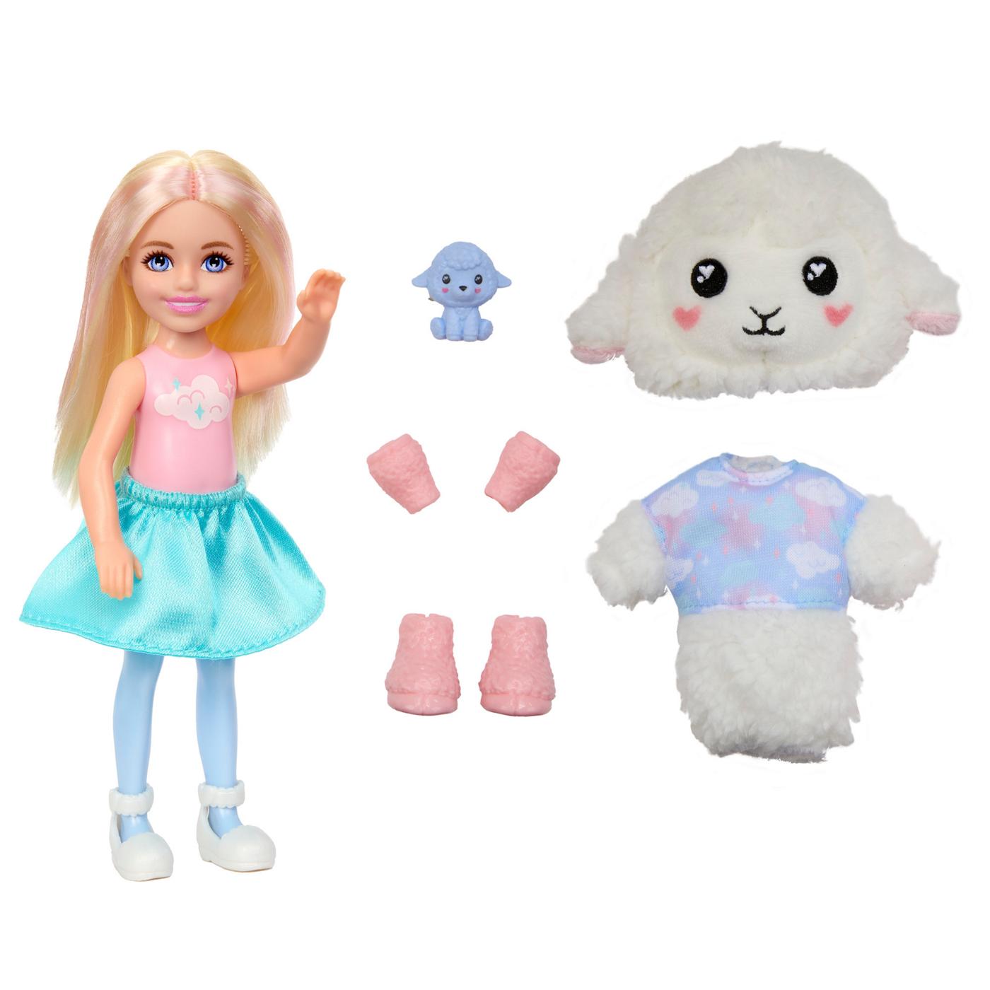 Barbie Cutie Reveal Cozy Cute Tees Chelsea Doll Plush Lamb Shop