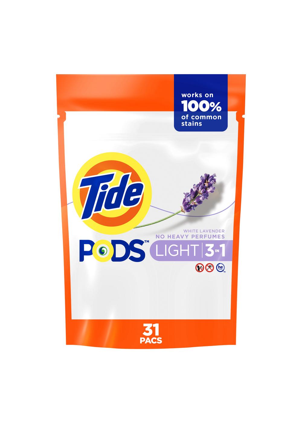 Tide PODS Light White Lavender HE Laundry Detergent Pacs - Shop ...