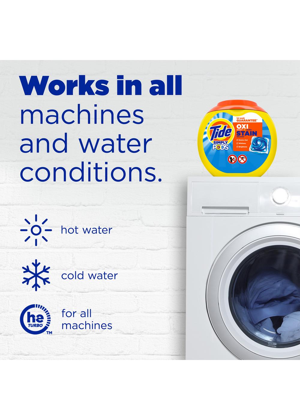 Tide Simply Clean PODS Oxi Boost Refreshing Breeze HE Laundry Detergent ...
