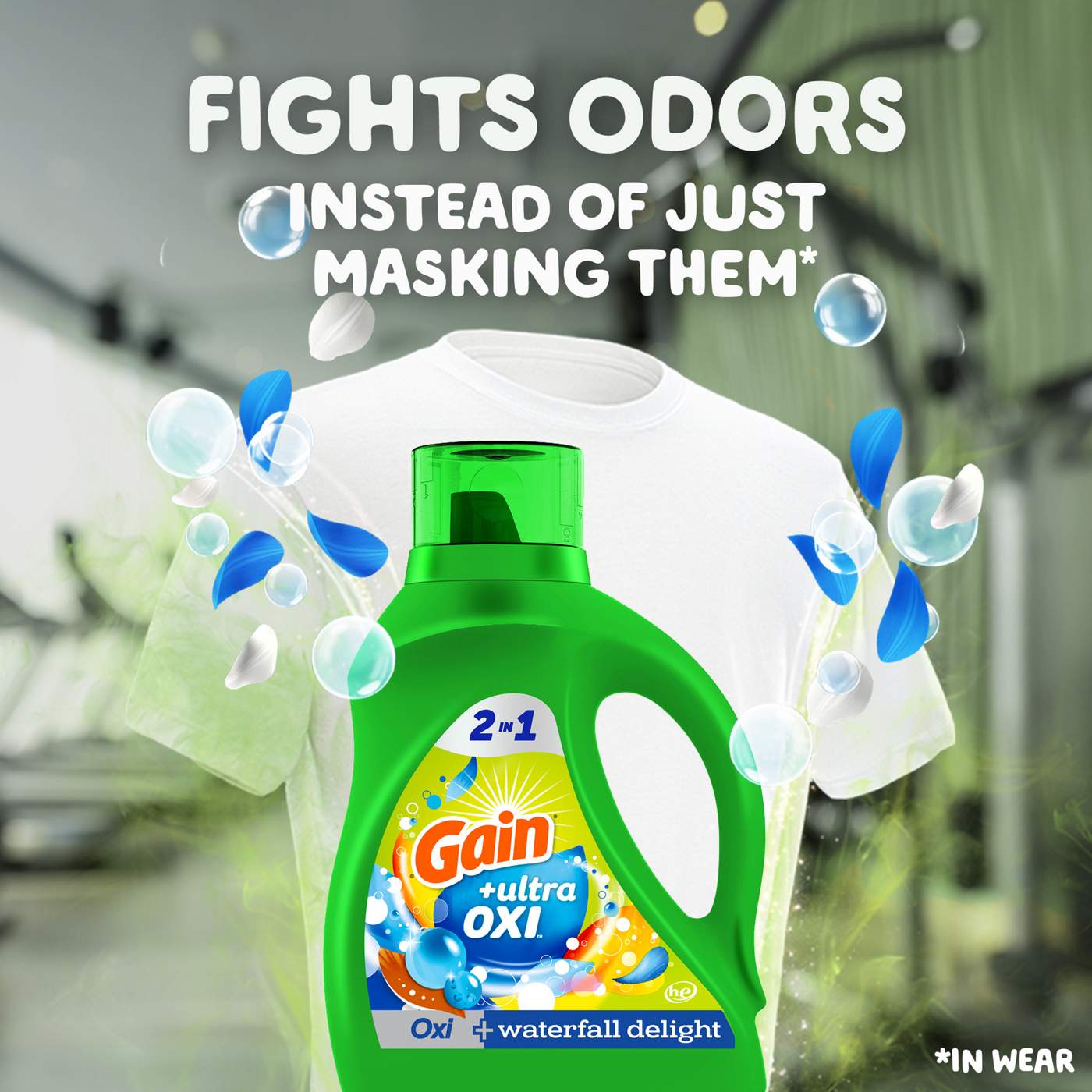 Gain + Ultra Oxi Boost HE Liquid Laundry Detergent, 61 Loads ...