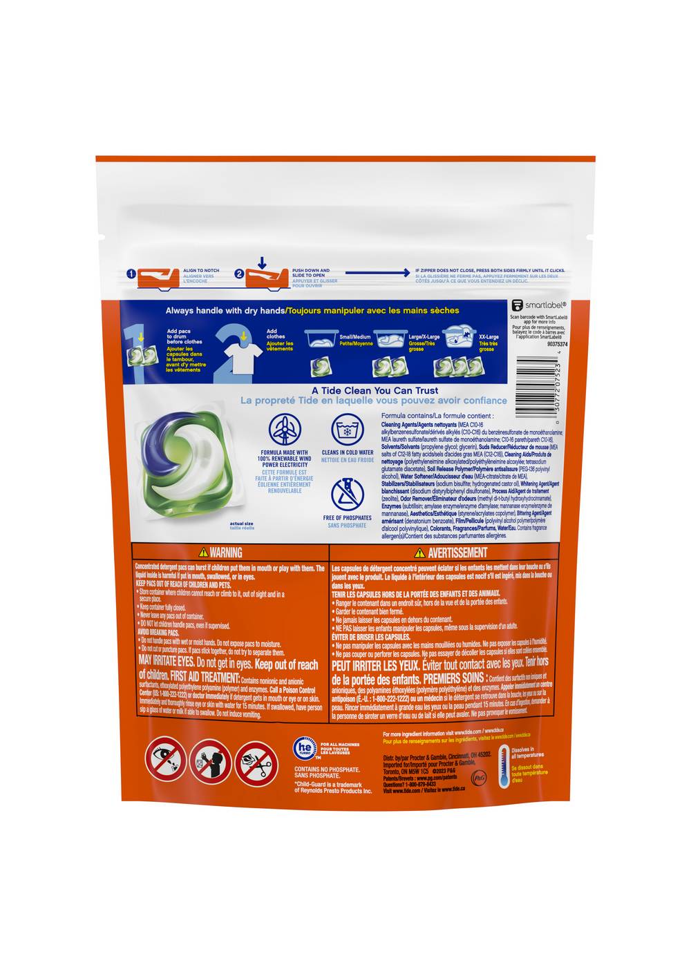 Tide PODS Light Ocean Mist HE Laundry Detergent Pacs - Shop Detergent ...