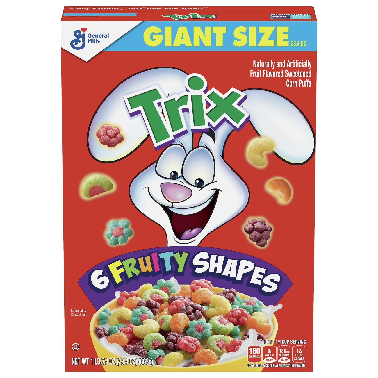 General Mills Trix Cereal Giant Size - Shop Cereal at H-E-B