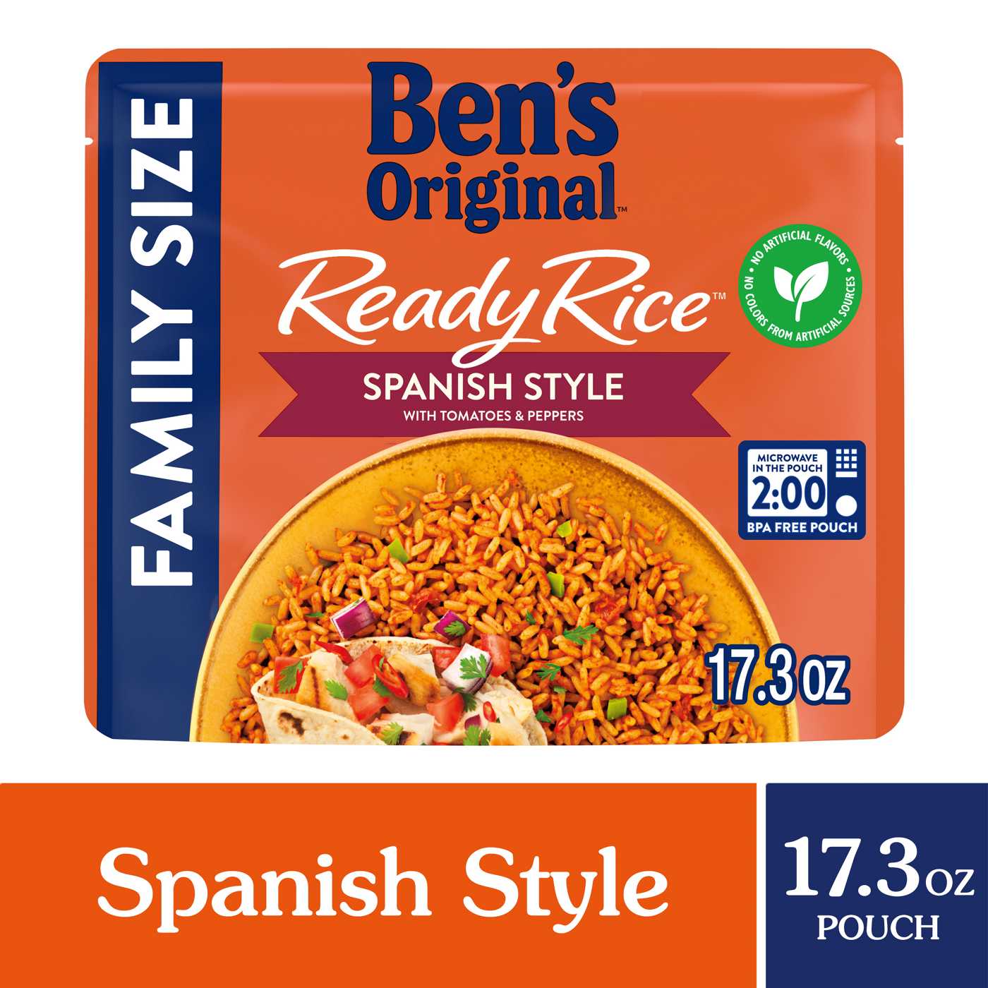 Ben's Original Ready Rice Spanish Style Flavored Family Size Rice ...