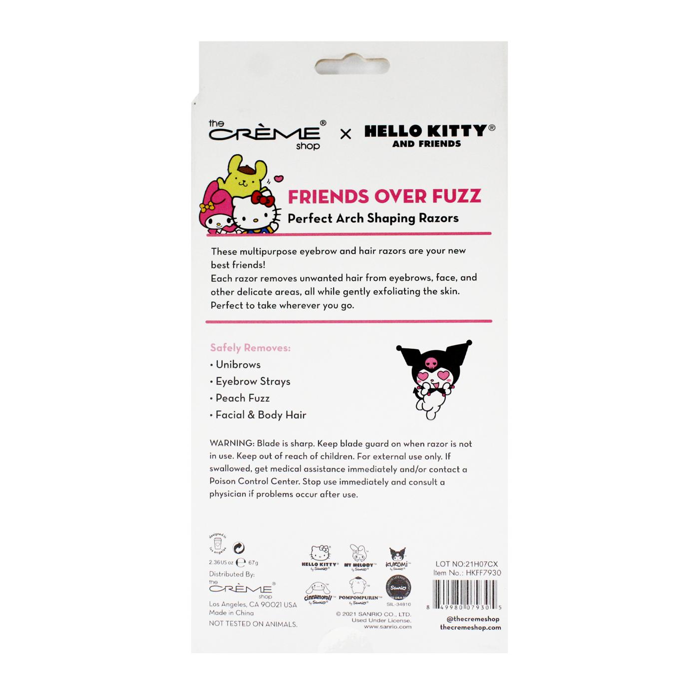 The Crème Shop X Hello Kitty Friends Over Fuzz Razors - Shop Makeup ...