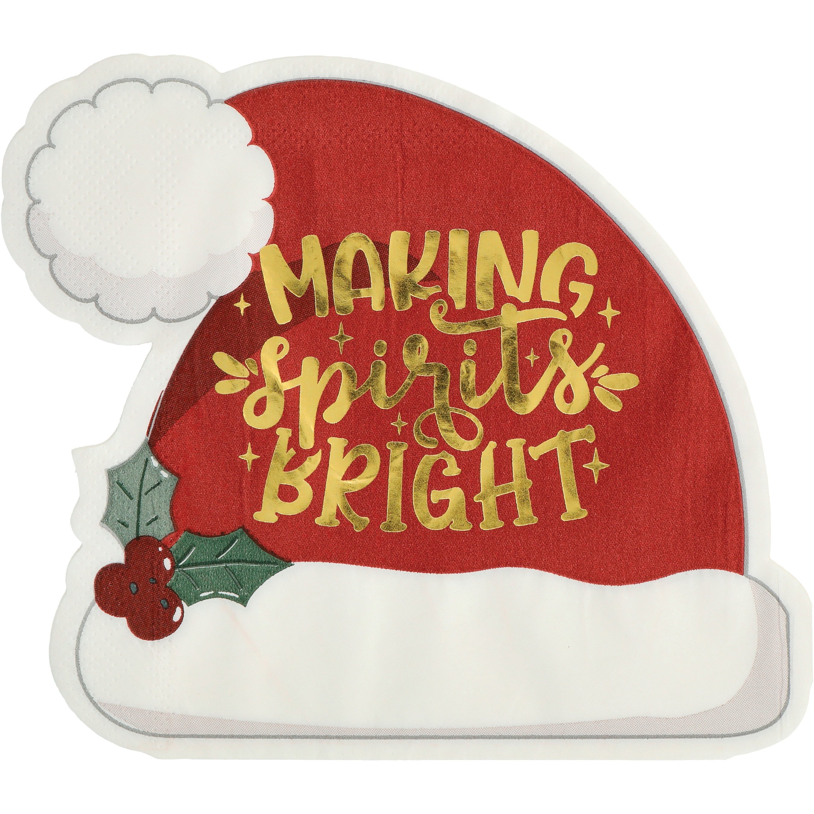 Destination Holiday Santa Hat Shaped Napkins - Shop Party decor at H-E-B