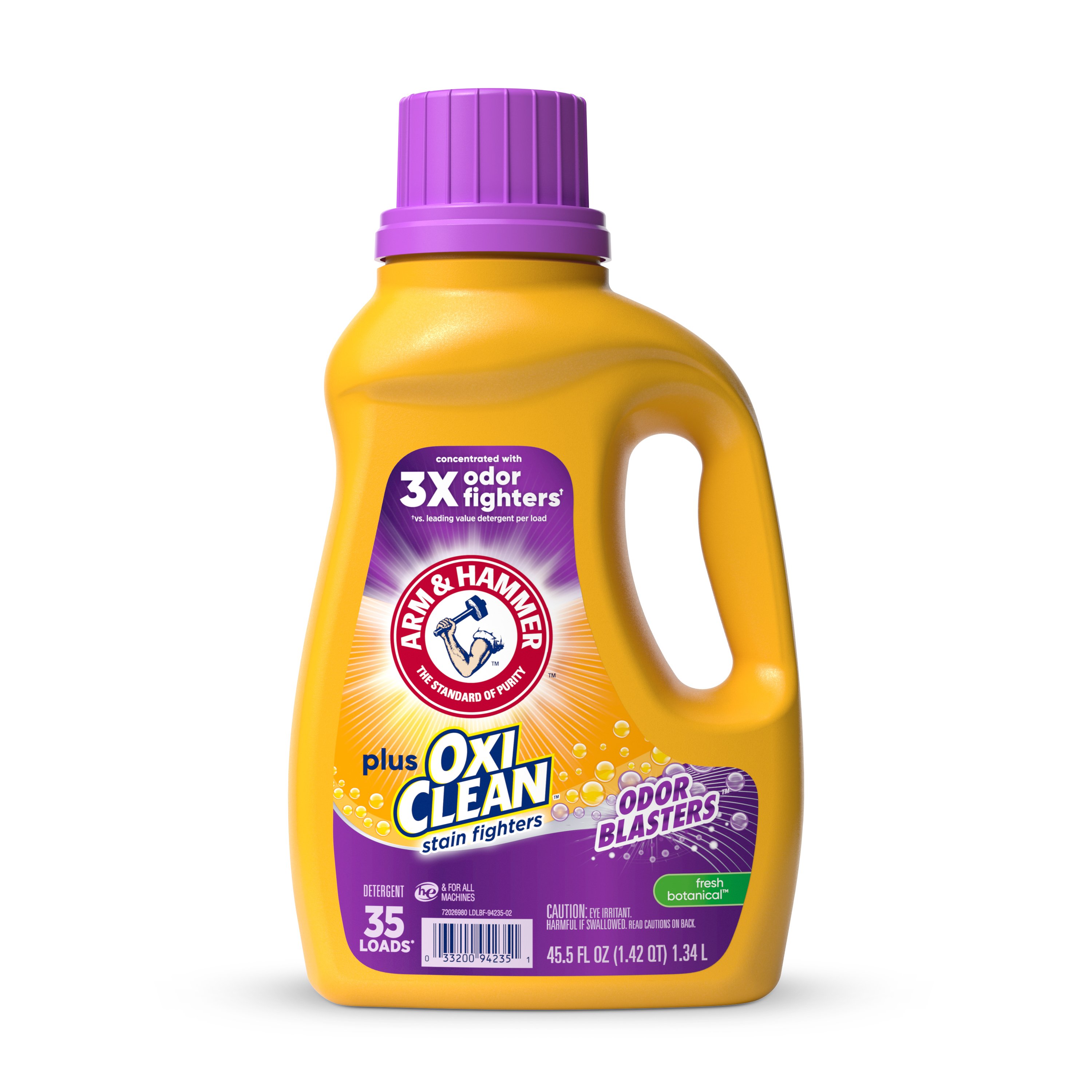 Arm & Hammer Plus OxiClean Odor Blasters HE Liquid Laundry Detergent ...