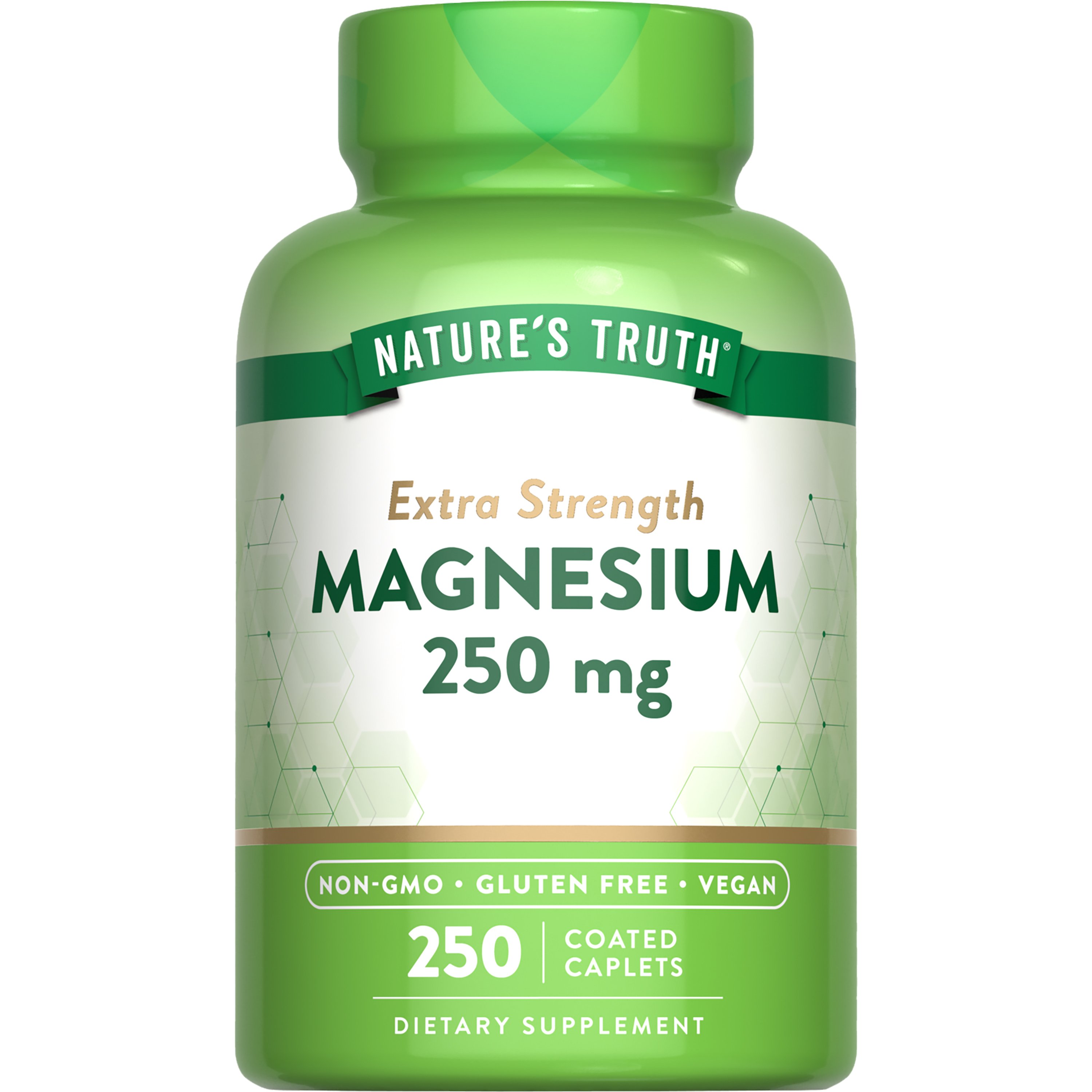 Nature's Truth Extra Strength Magnesium 250mg Coated Caplets - Shop ...