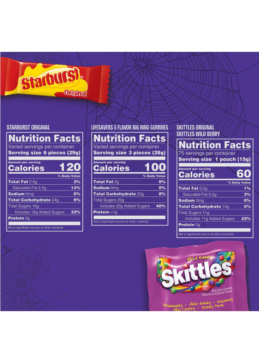 Skittles, Starburst & Life Savers Assorted Halloween Candy - Shop Candy ...
