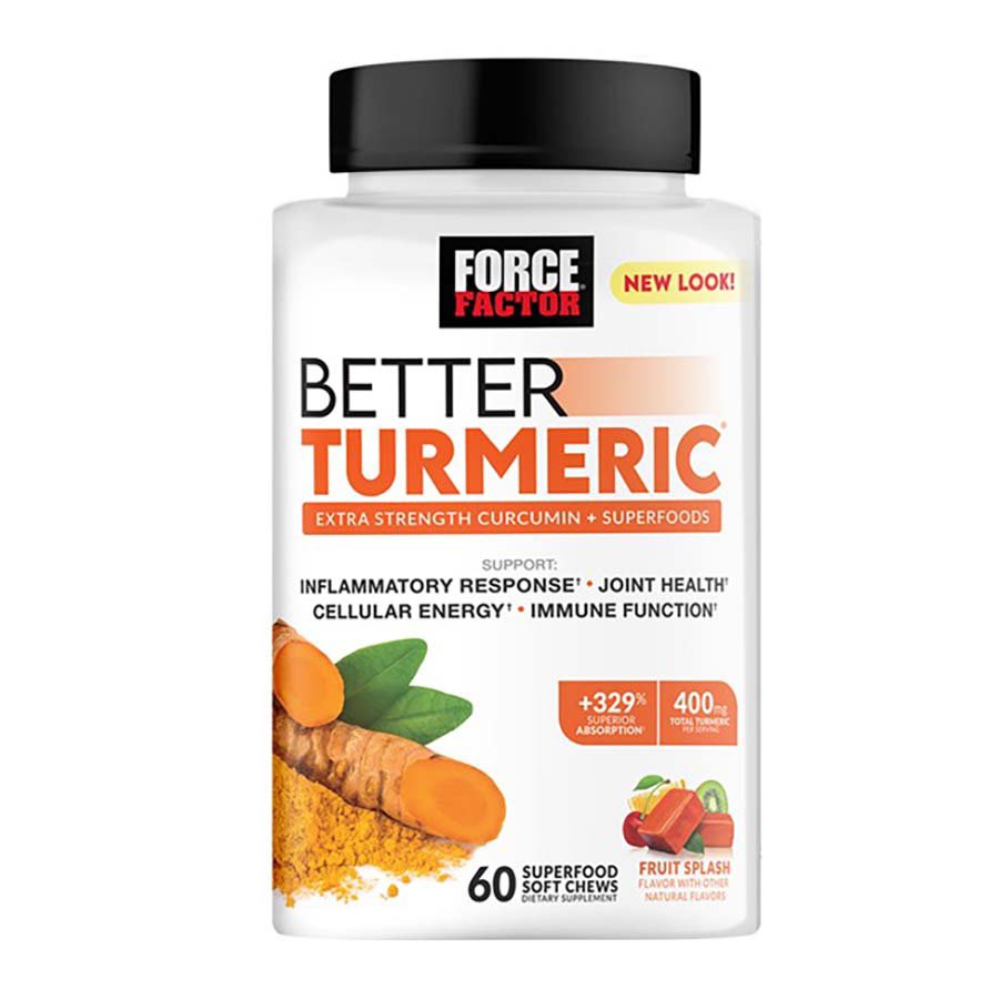 Force Factor Better Turmeric Soft Chews - Fruit Splash - Shop Diet ...