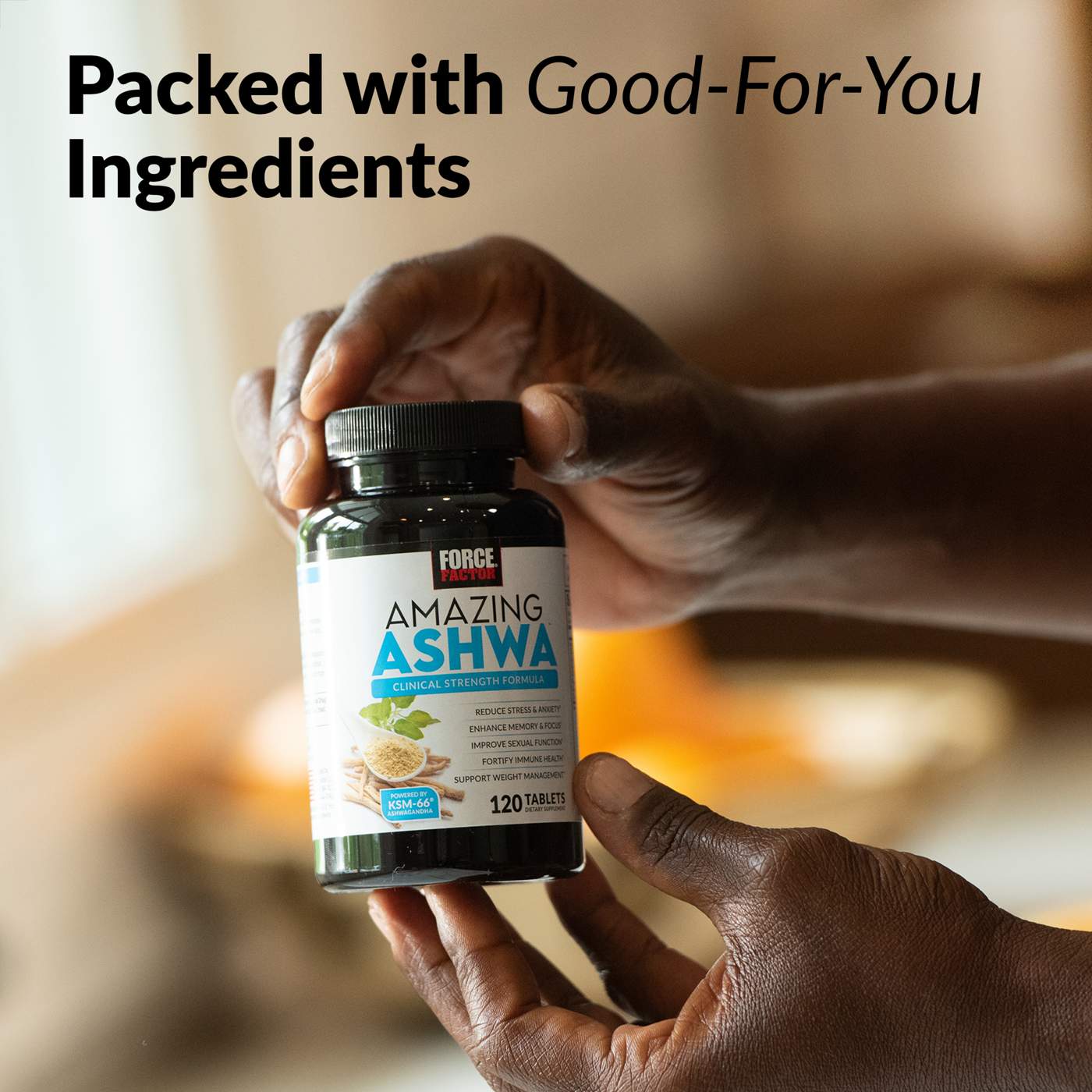 Force Factor Amazing Ashwa Tablets - Shop Herbs & homeopathy at H-E-B