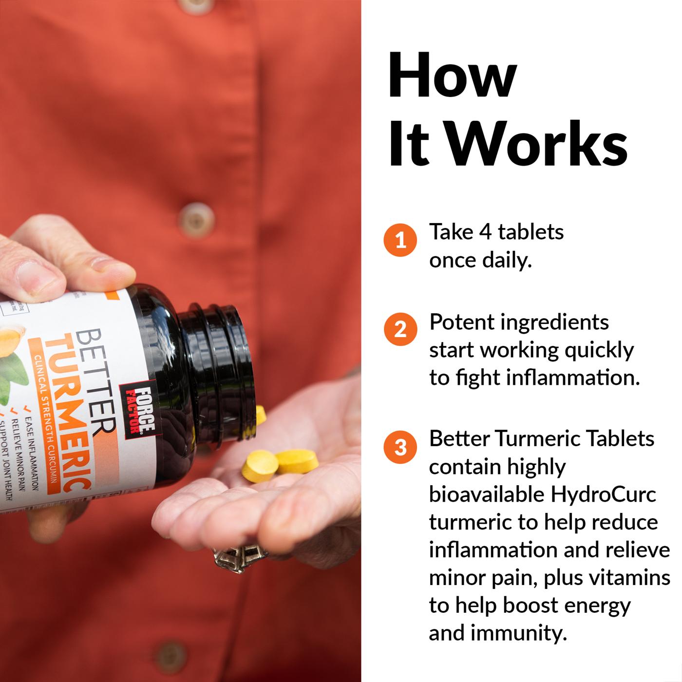 Force Factor Better Turmeric Tablets - Shop Herbs & homeopathy at H-E-B