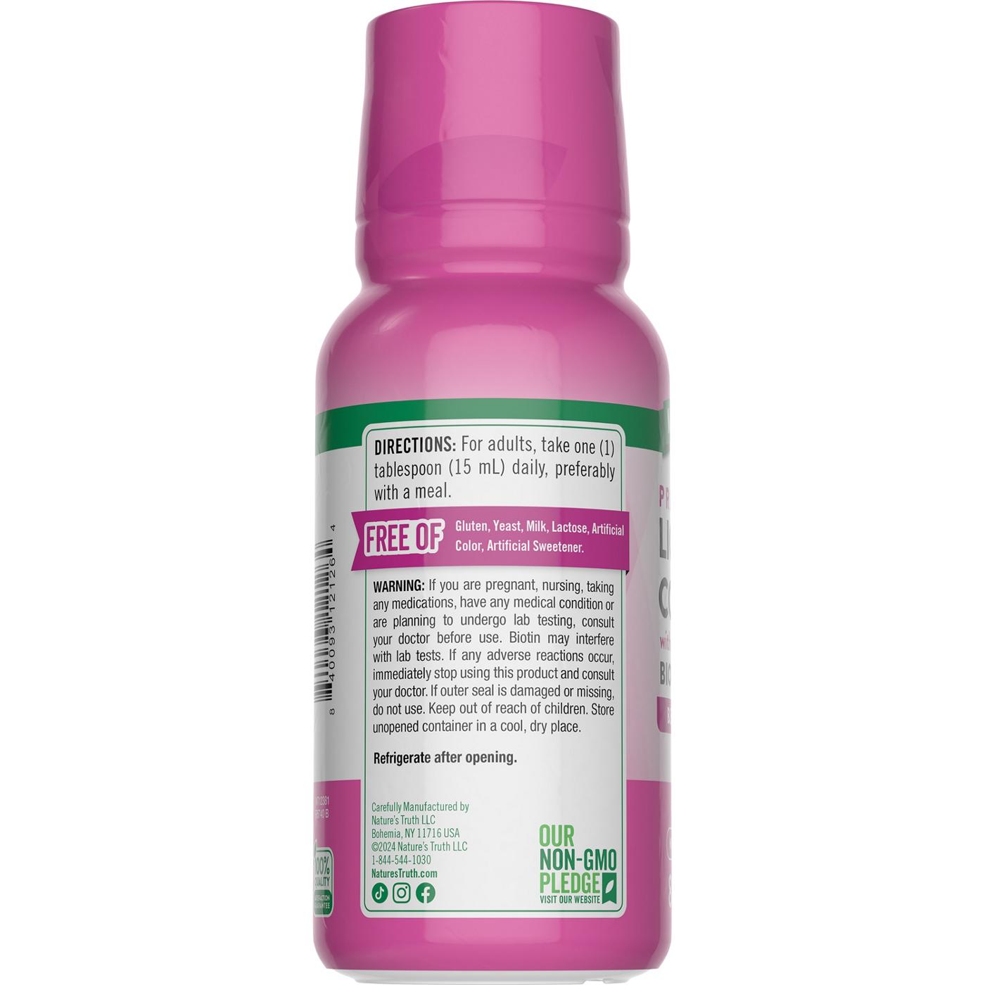 Nature's Truth Liquid Collagen Beauty Formula - Berry Flavor - Shop ...