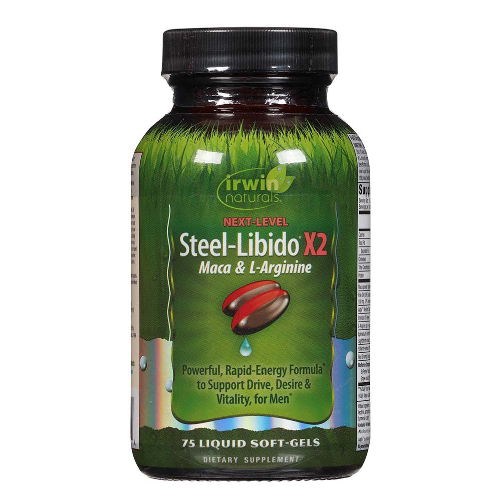 Irwin Naturals Next Level Steel Libido X2 Liquid Softgels Shop Diet